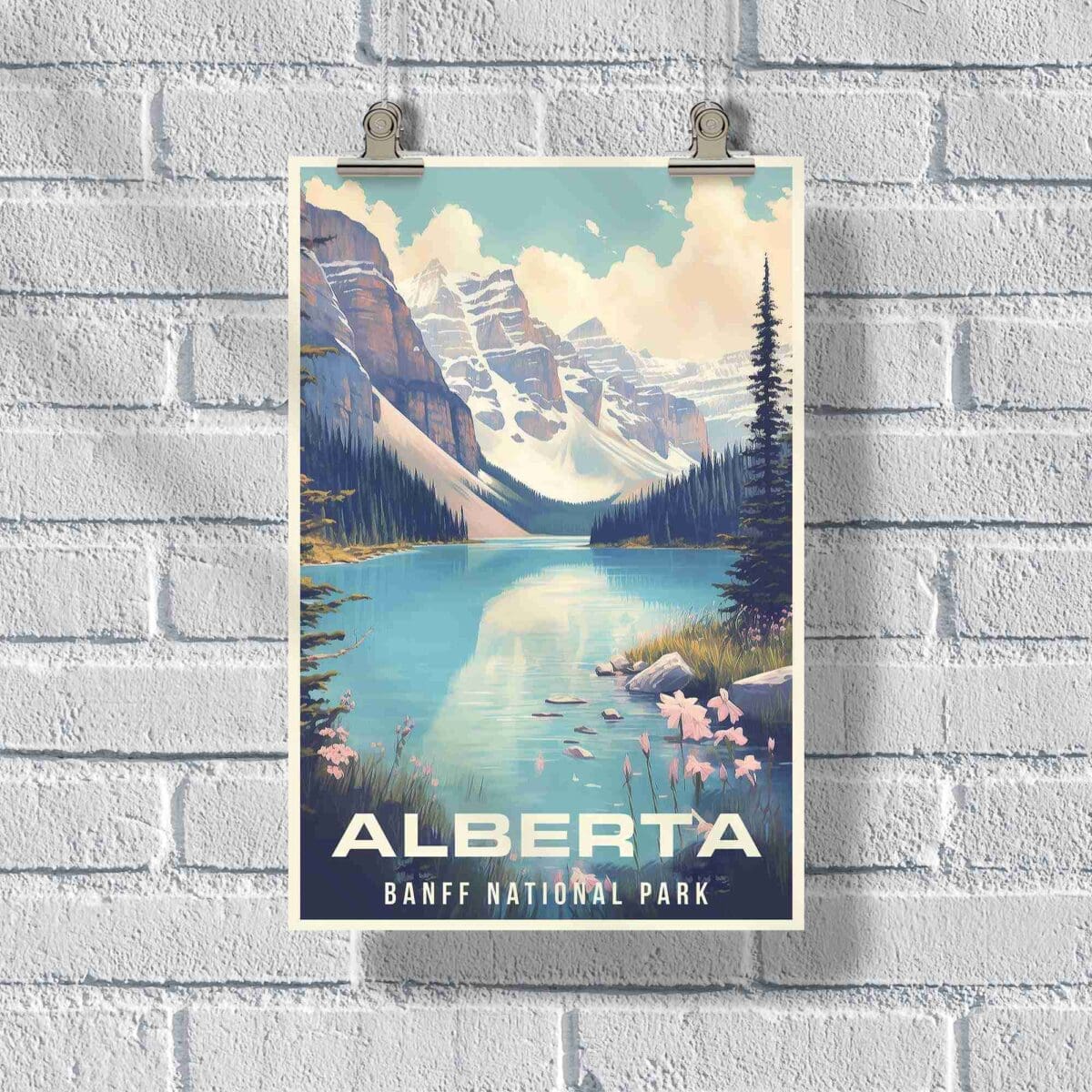 Alberta Banff National Park Poster | United World Memories