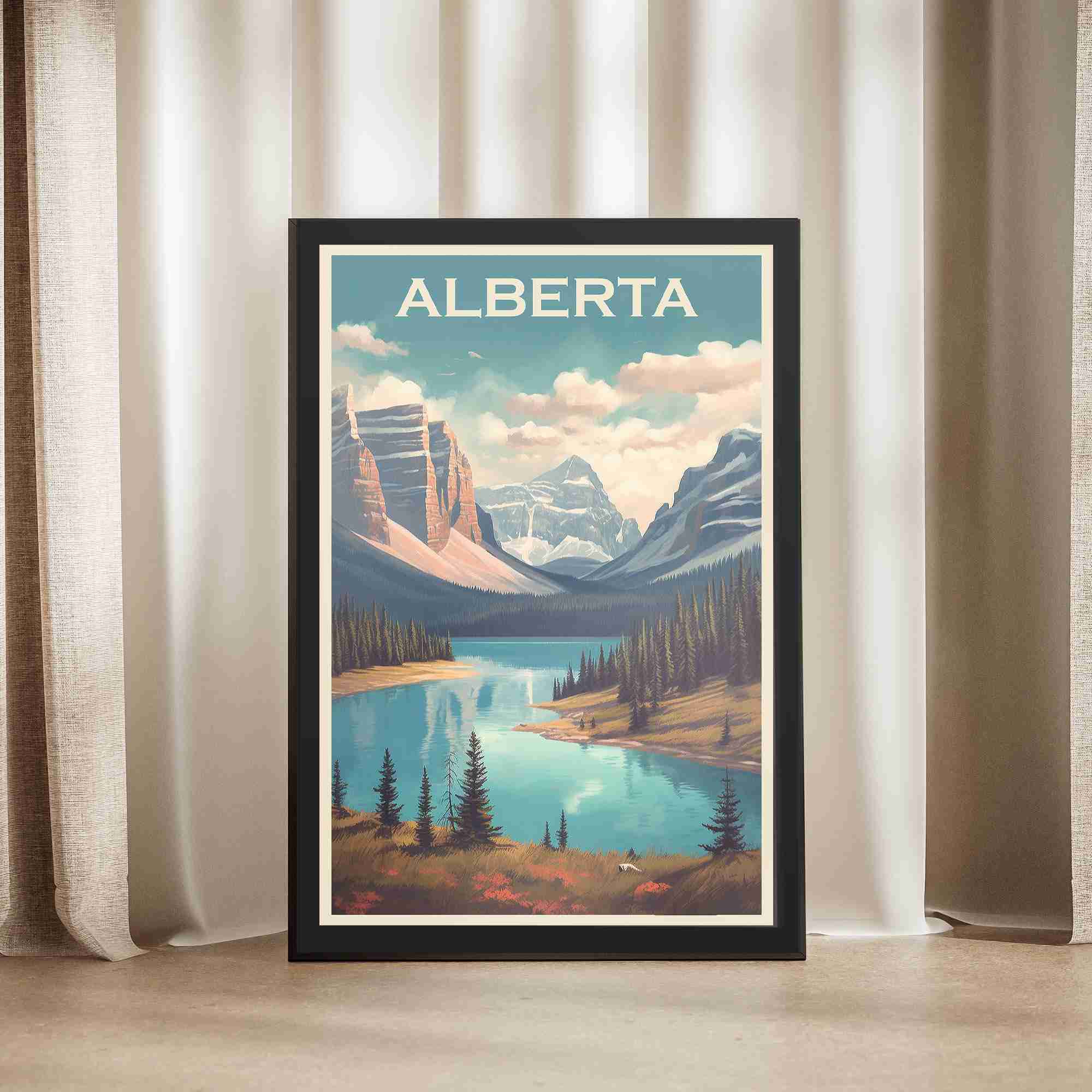 Alberta Landscapes Poster | United World Memories