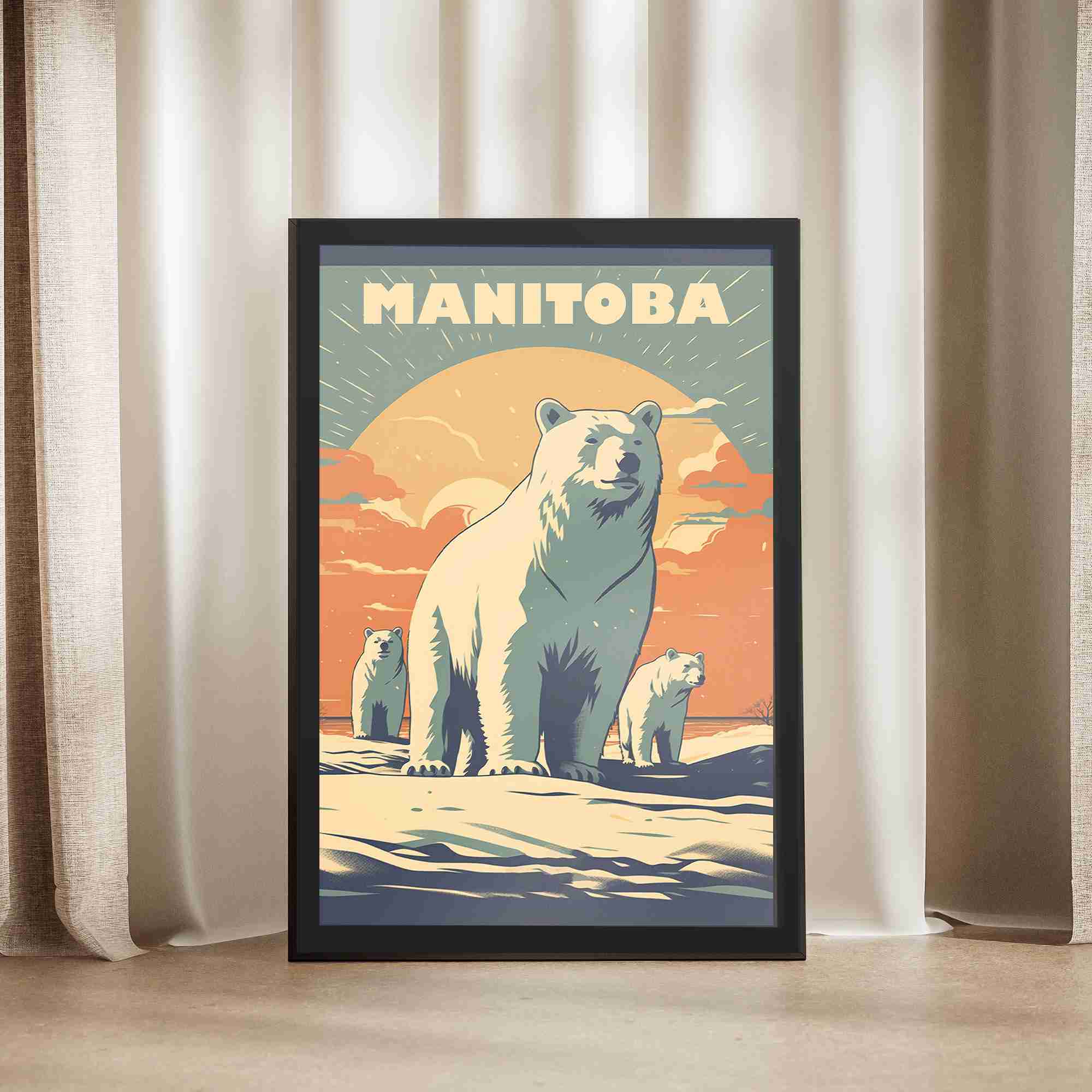 Manitoba Polar Bears Poster | United World Memories