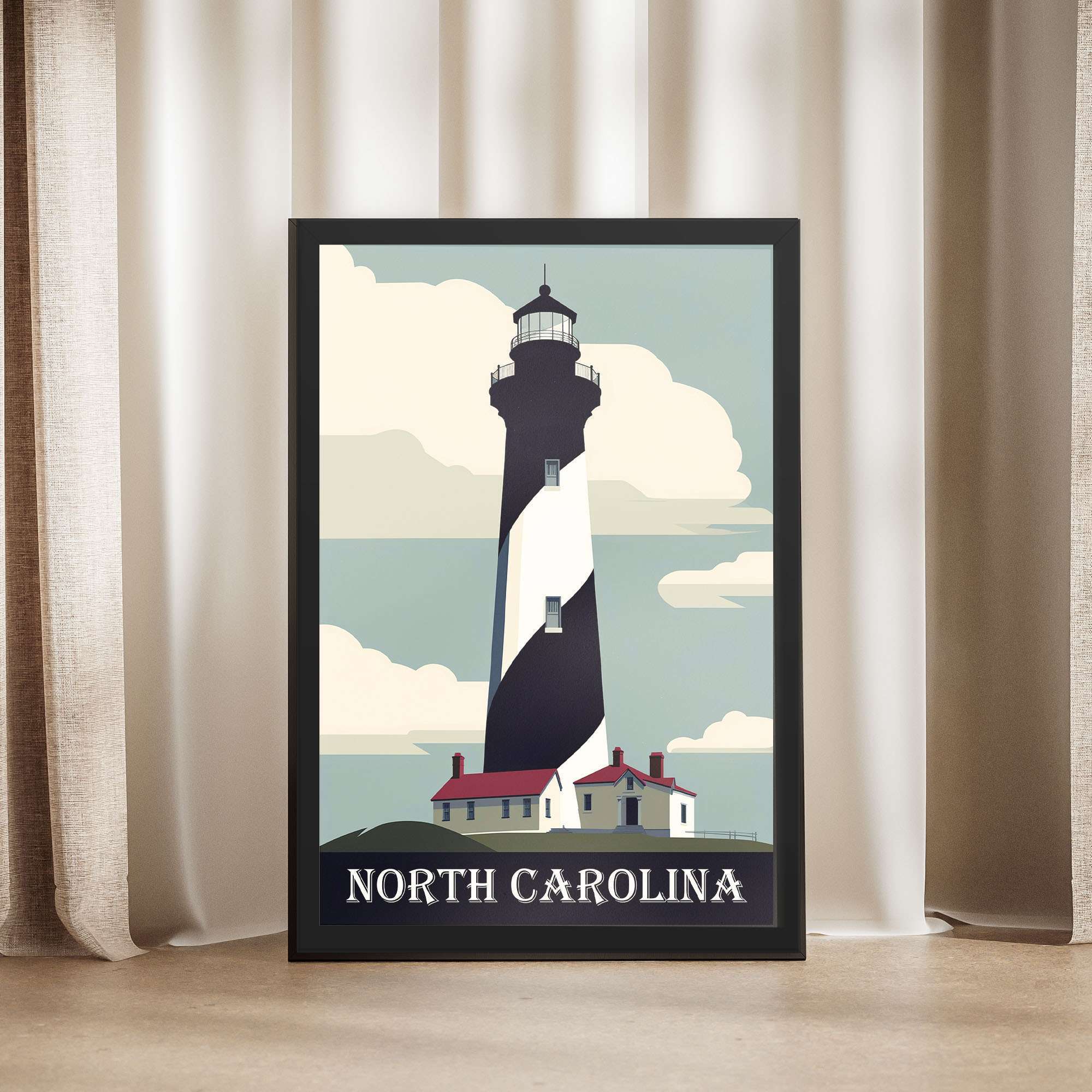 North Carolina Lighthouse Poster | United World Memories