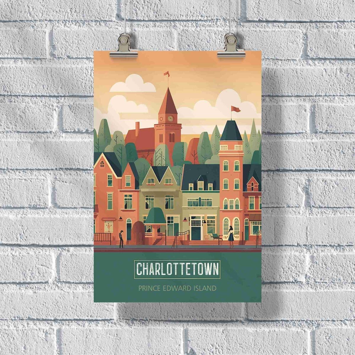 Prince Edward Island Charlottetown Poster | United World Memories