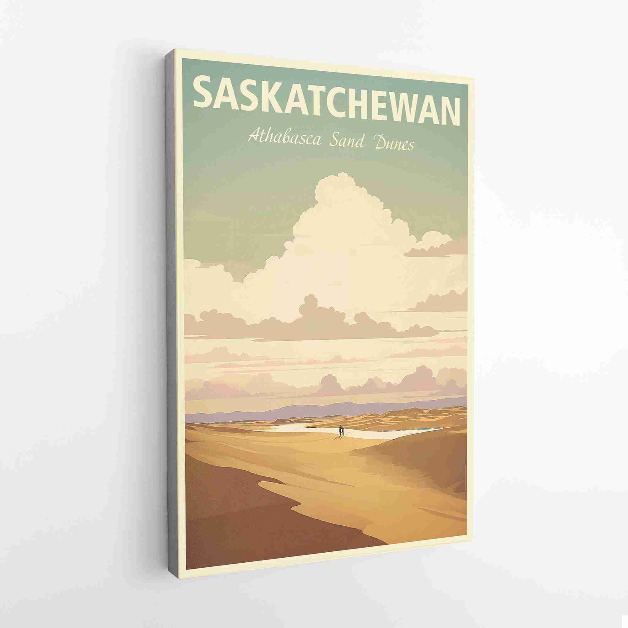 Saskatchewan Athabasca Sand Dunes Poster | United World Memories