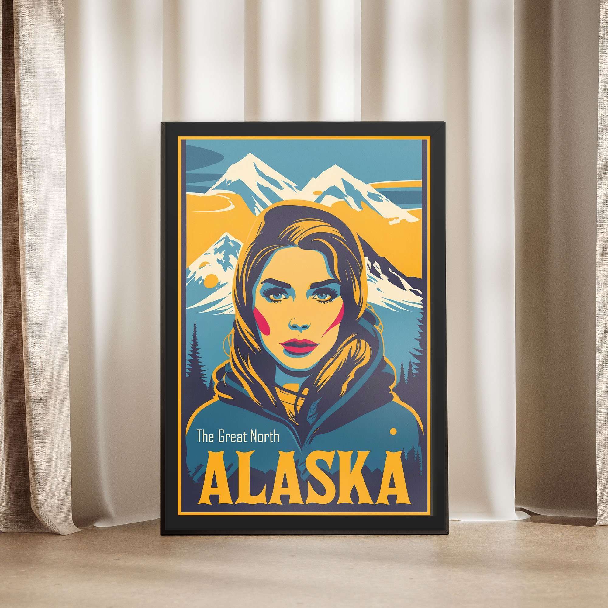 Alaska The Great North Poster | United World Memories