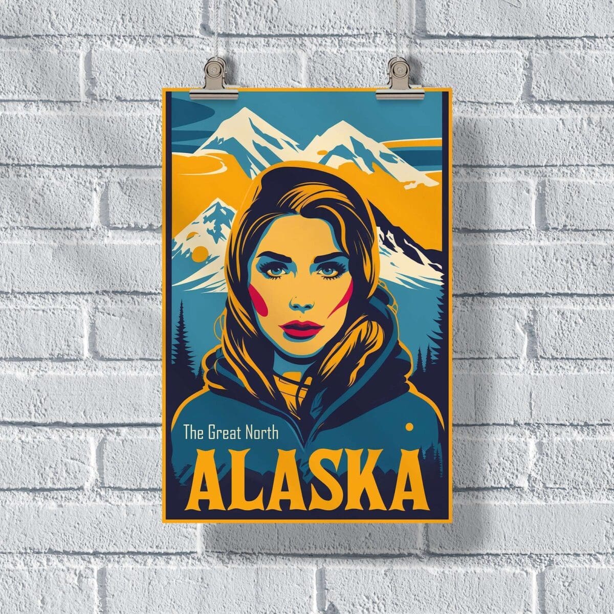 Alaska The Great North Poster | United World Memories