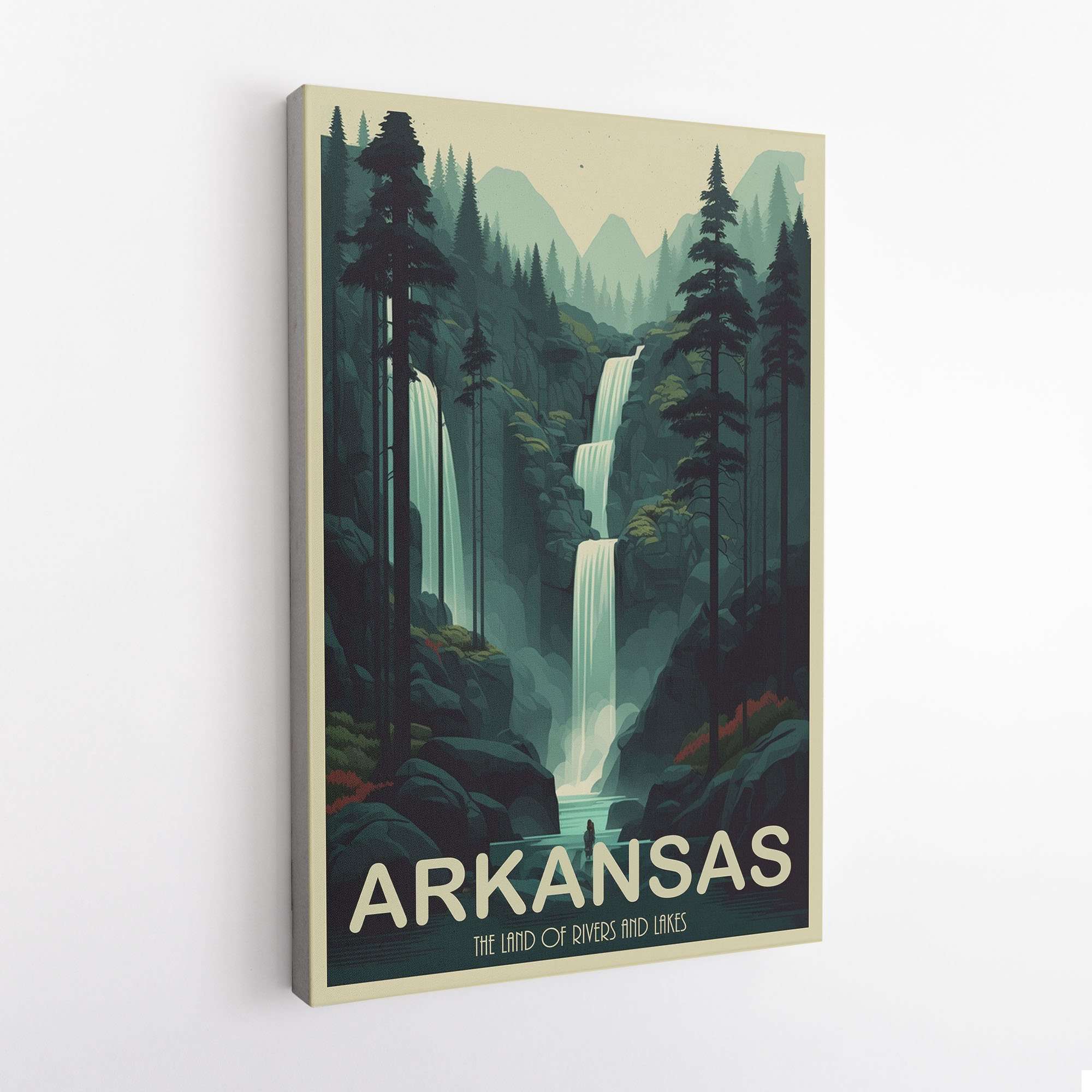 Arkansas The Land Of Rivers And Lakes Poster | United World Memories