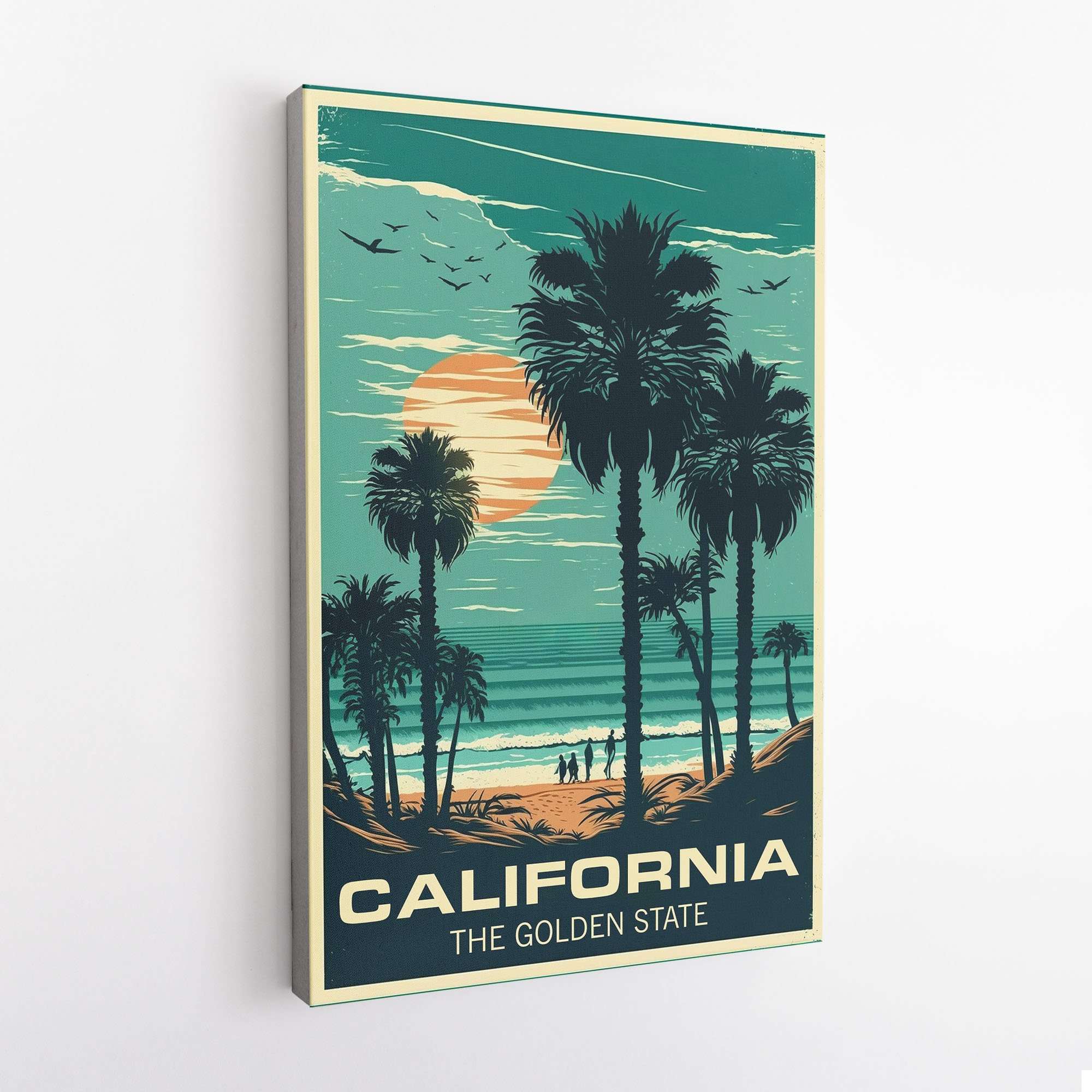 California The Golden State Poster | United World Memories