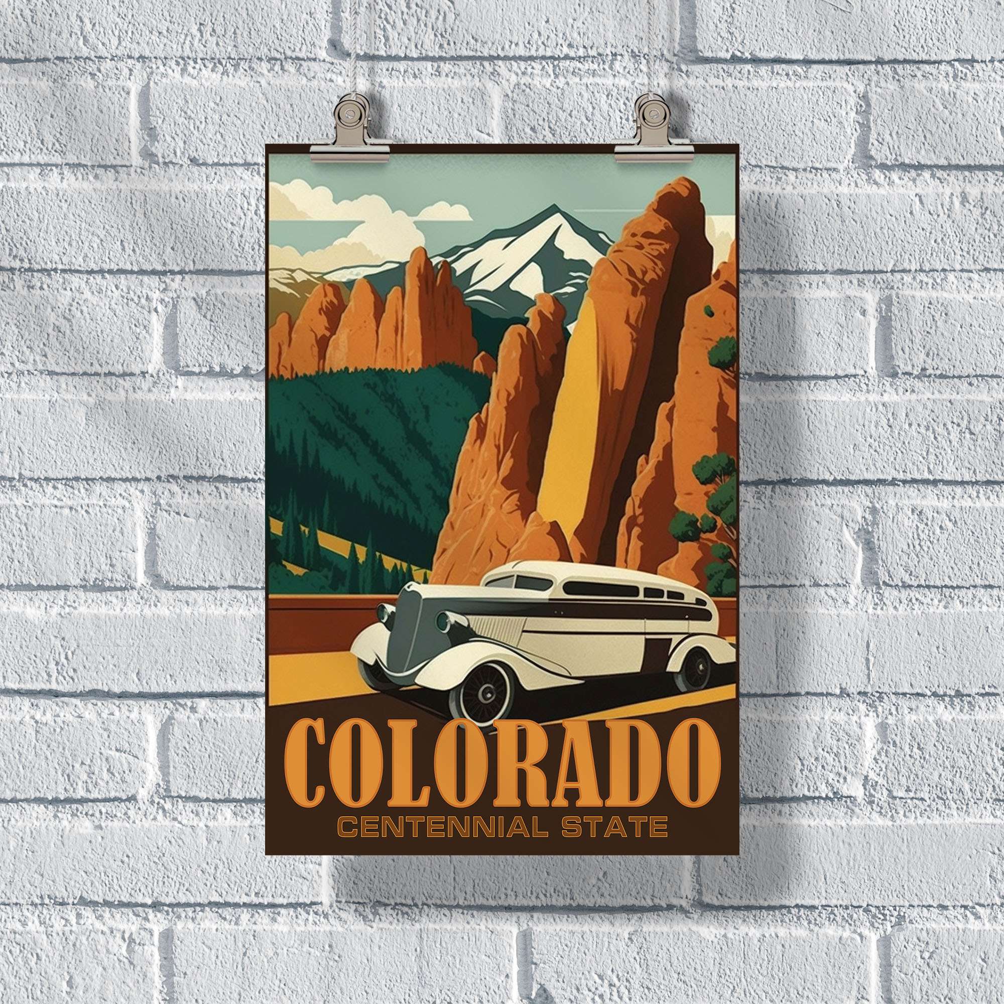 Colorado Centennial State Poster | United World Memories