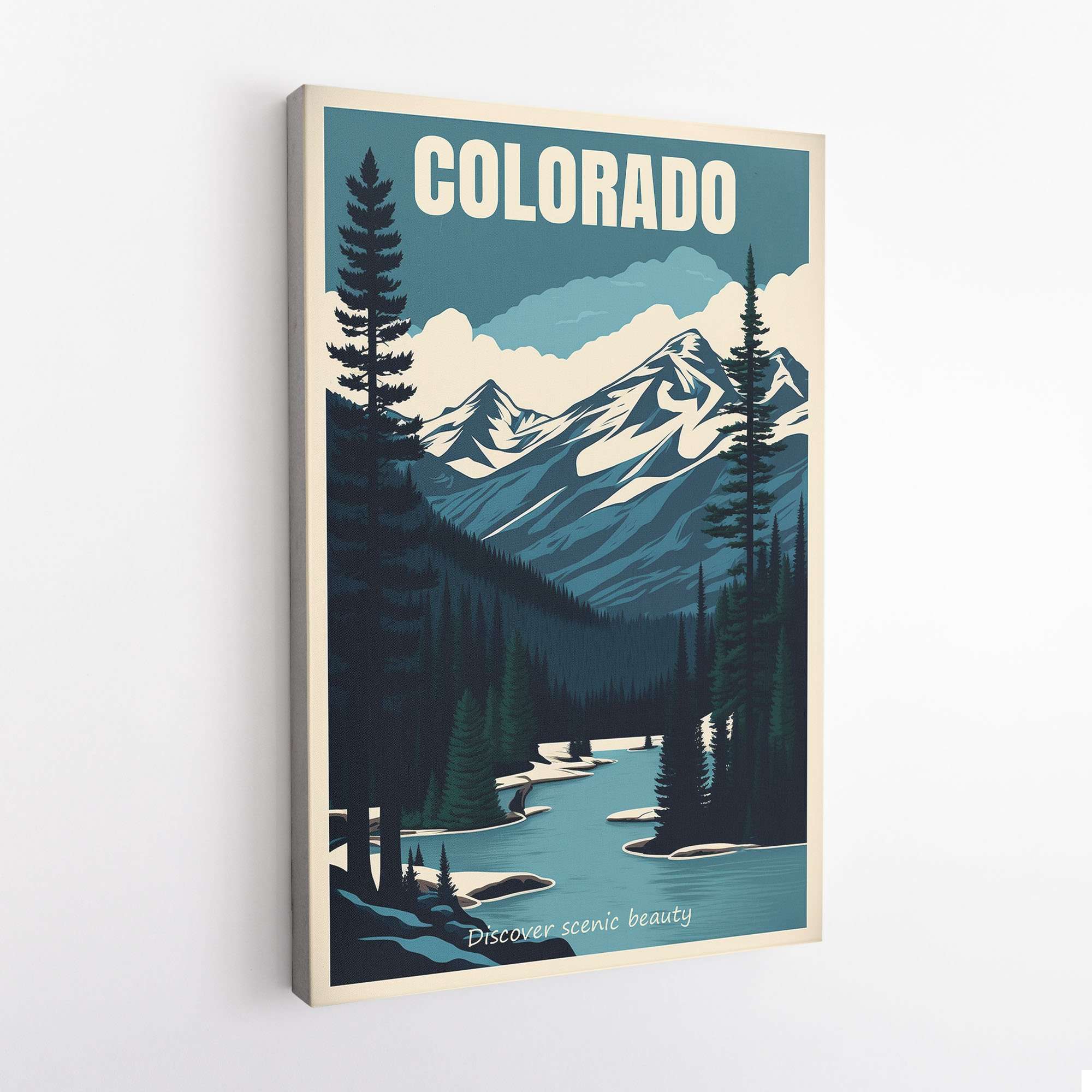 Colorado Discover Scenic Beauty Poster | United World Memories