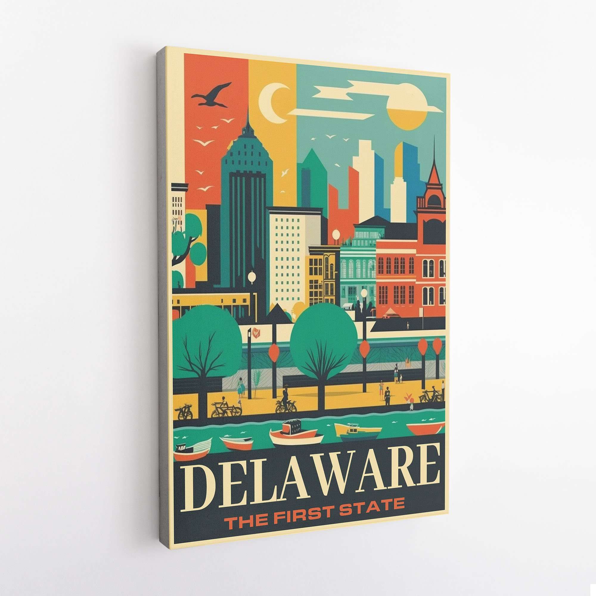 Delaware The First State Poster | United World Memories