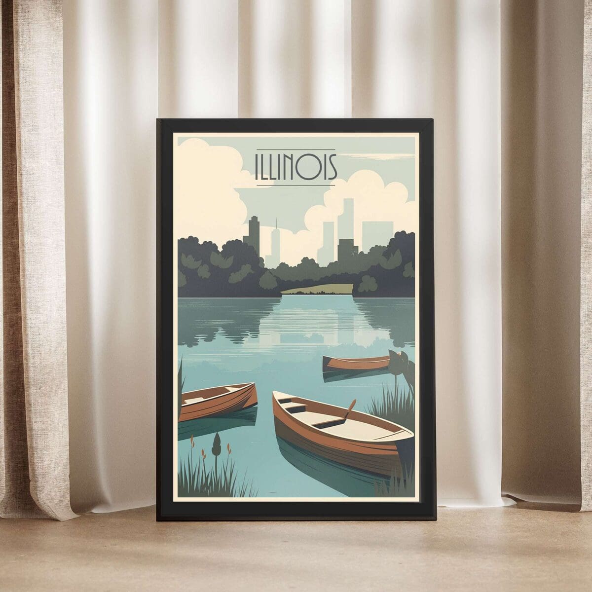 Illinois Poster | United World Memories