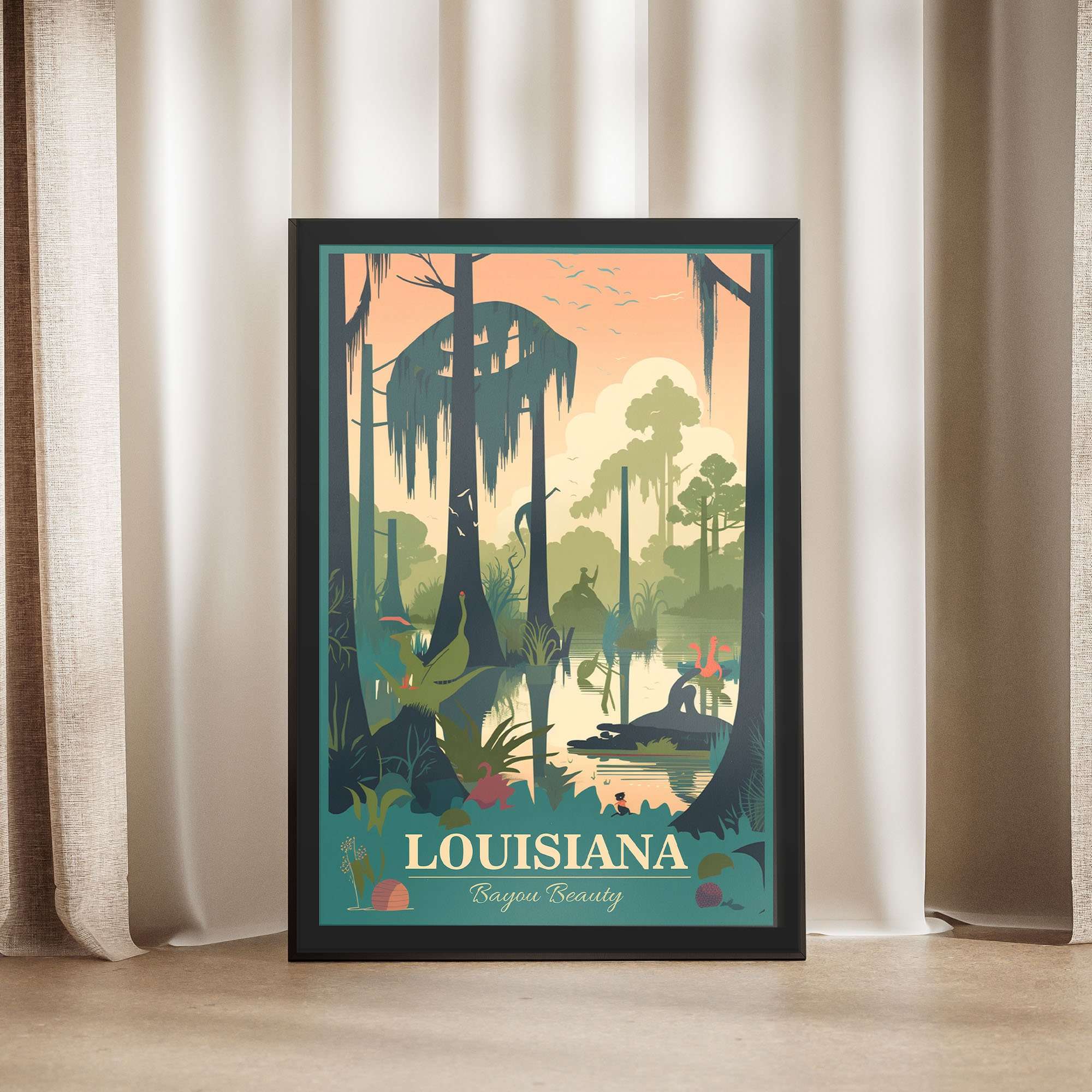 Louisiana Bayou Beauty Poster | United World Memories