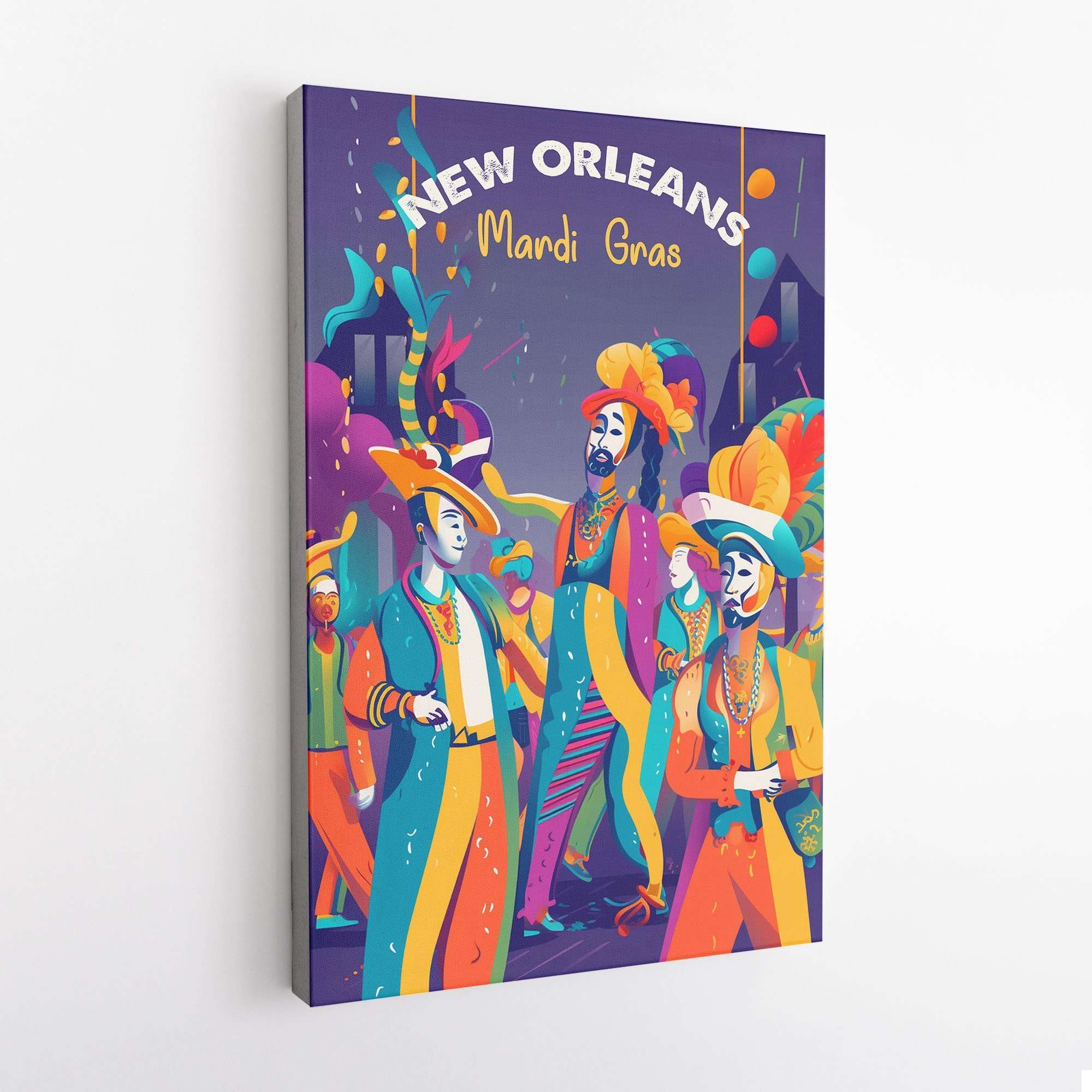 Louisiana New Orleans Mardi Gras Poster | United World Memories