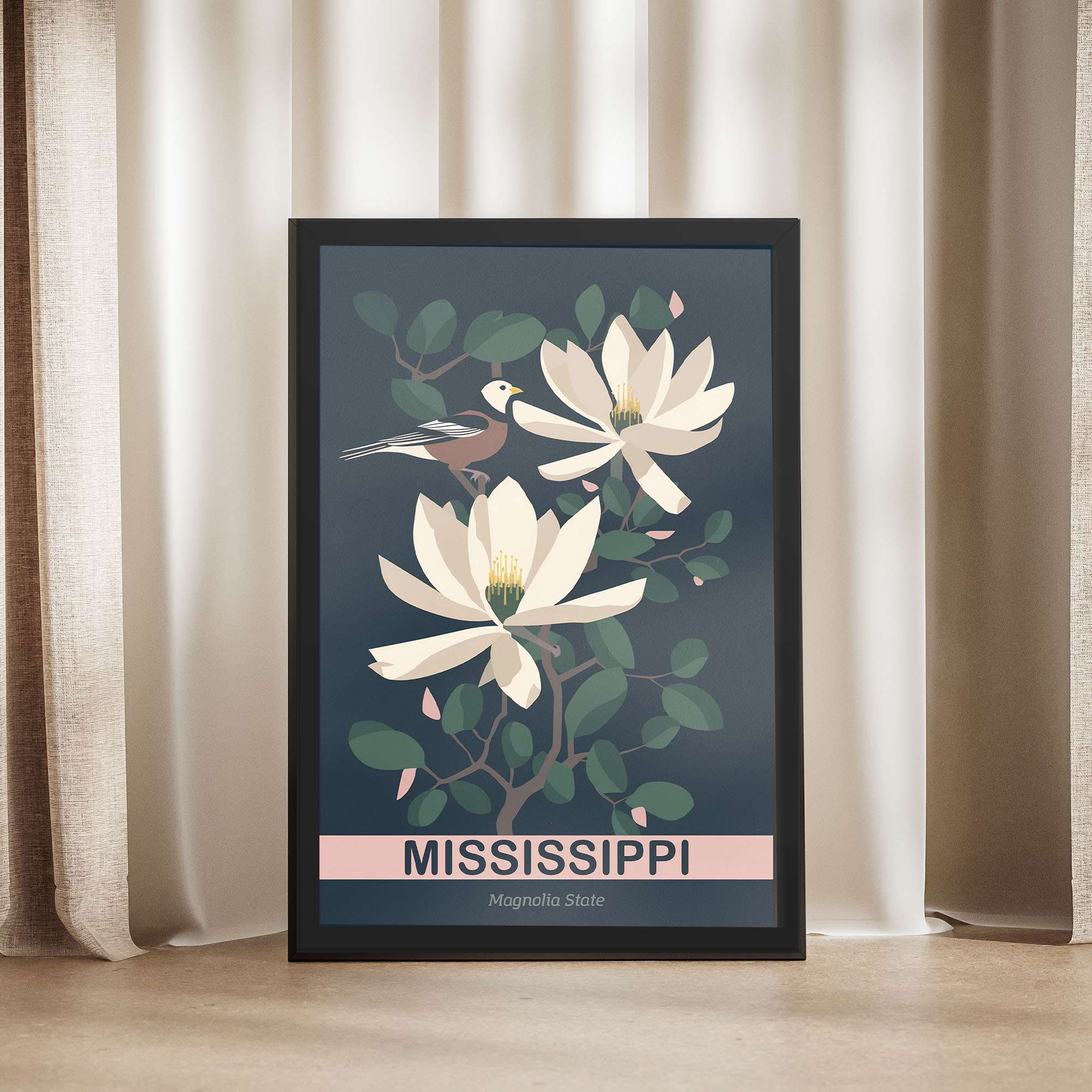 Mississippi Magnolia State Poster | United World Memories