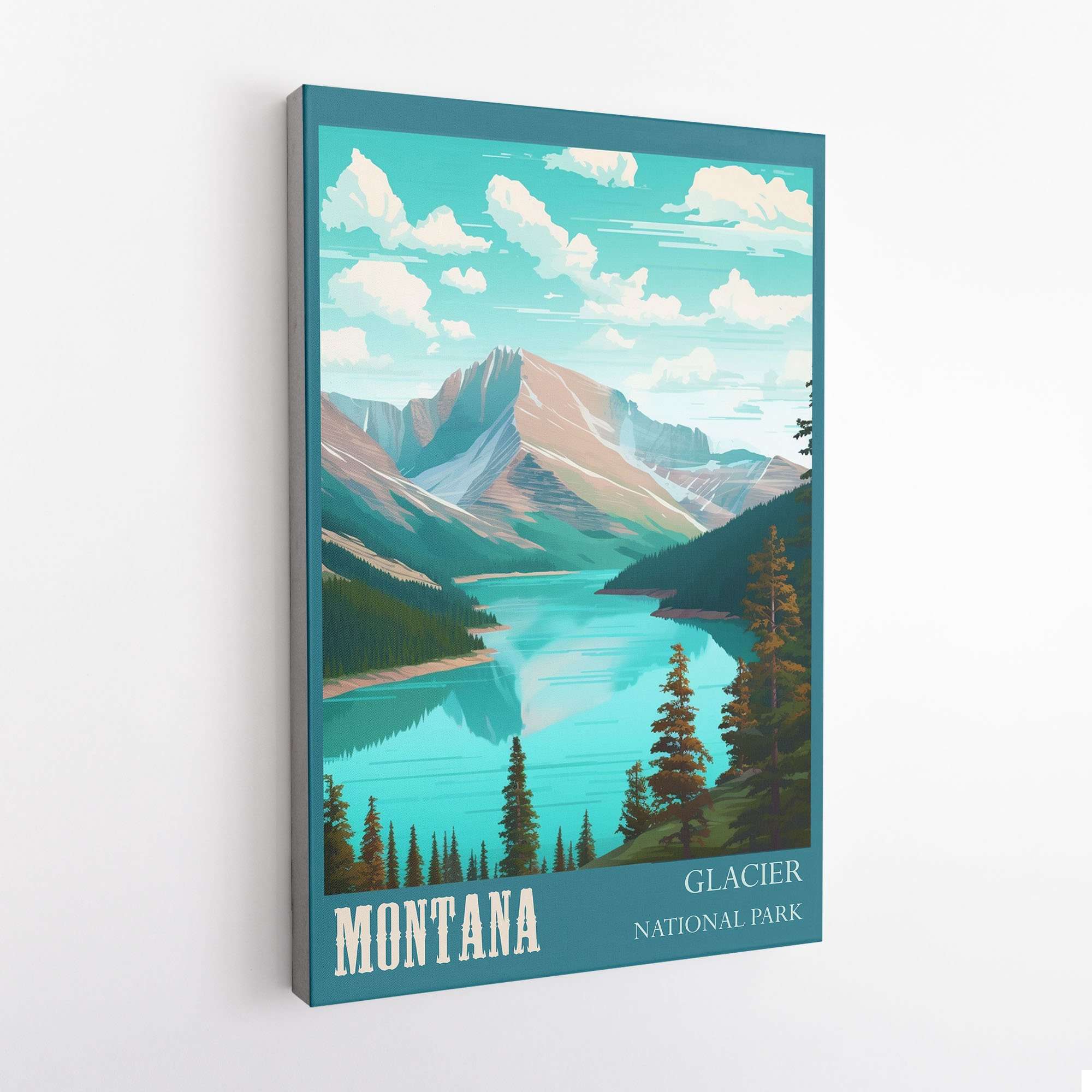 Montana Glacier National Park Poster | United World Memories