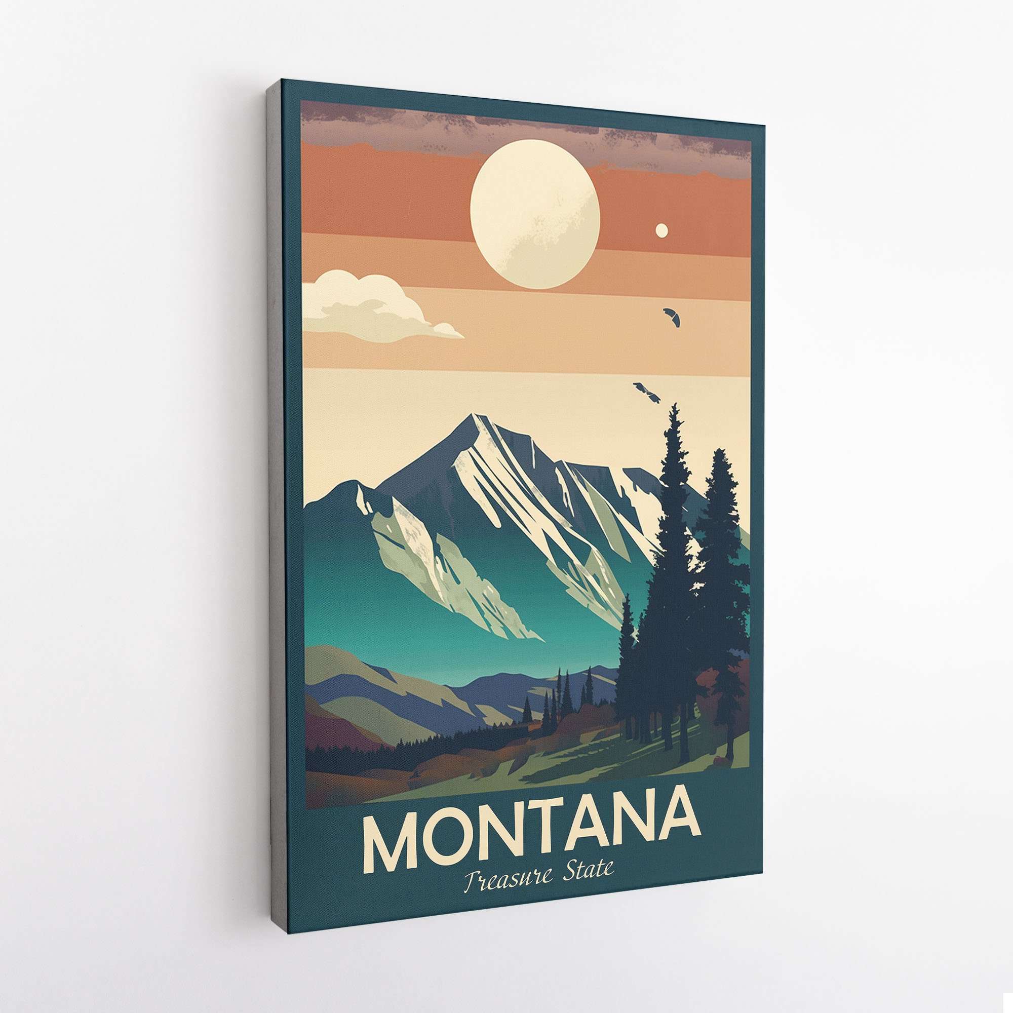 Montana Treasure State Poster | United World Memories