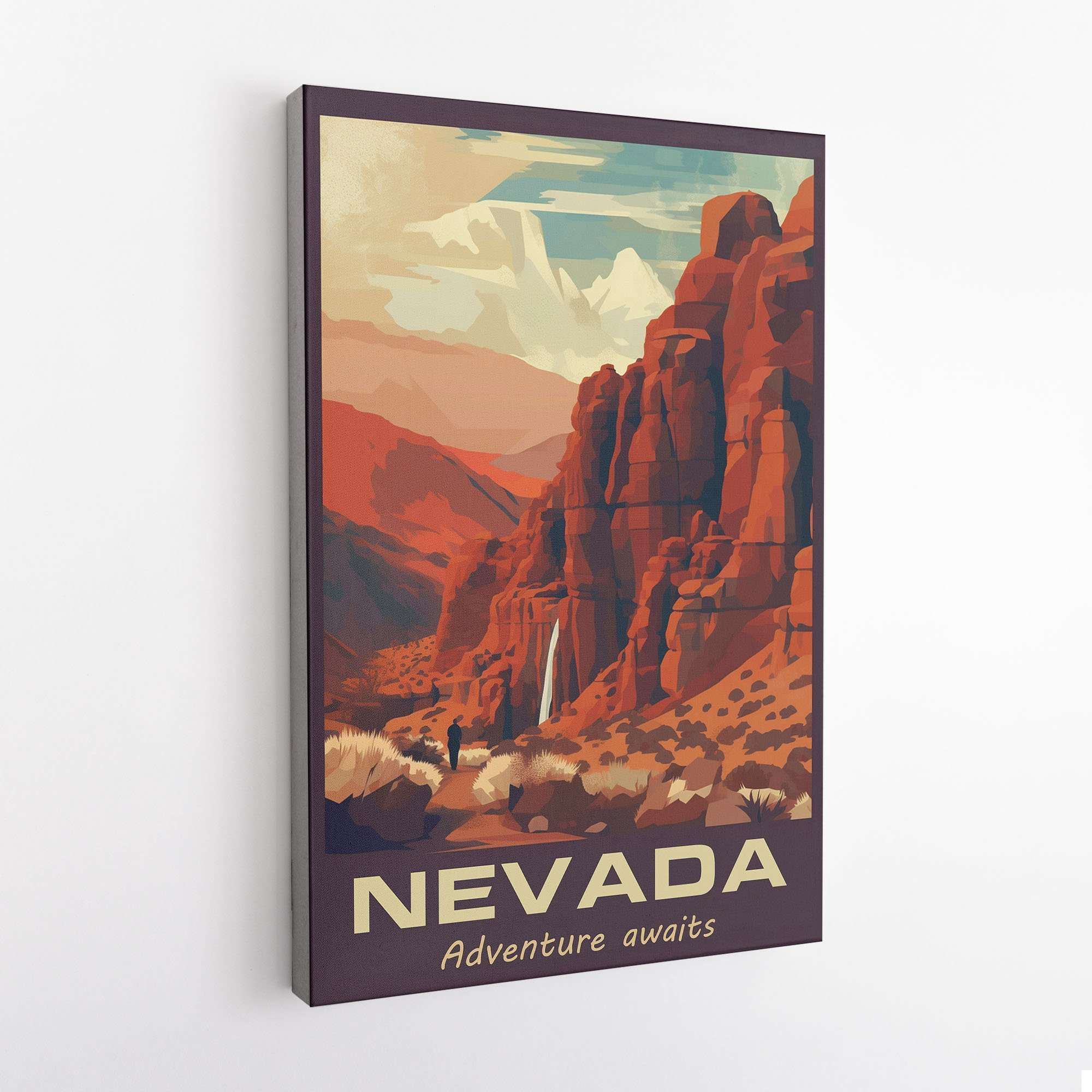 Nevada Adventure Awaits Poster | United World Memories