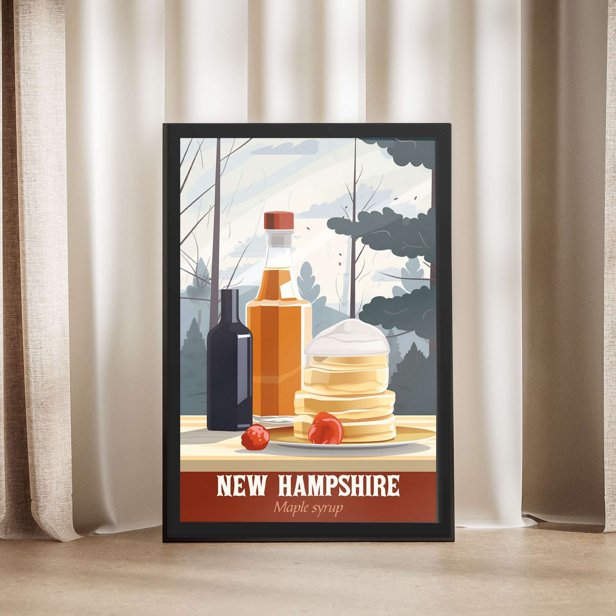 New Hampshire Maple Syrup Poster | United World Memories