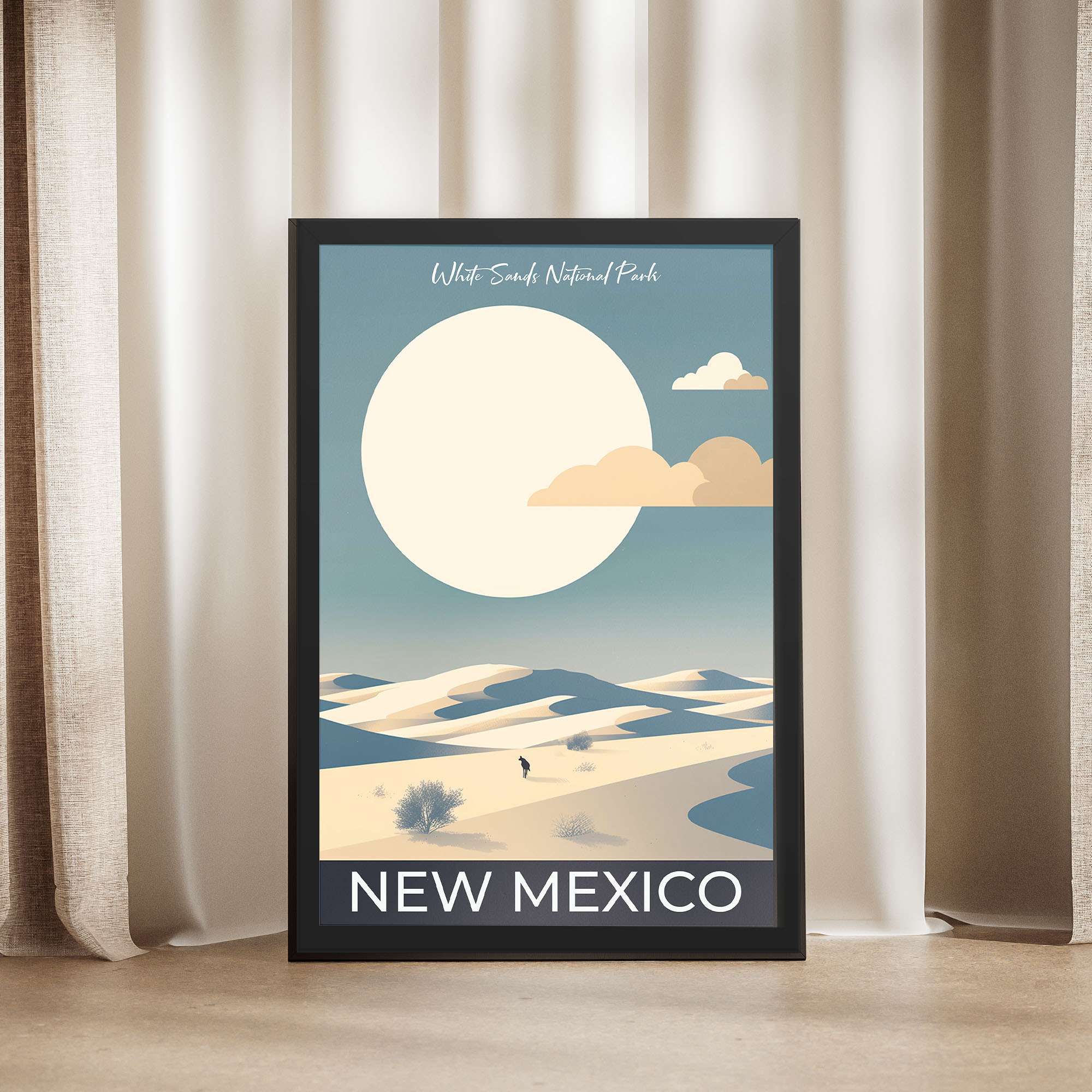 New Mexico White Sands National Park Poster | United World Memories