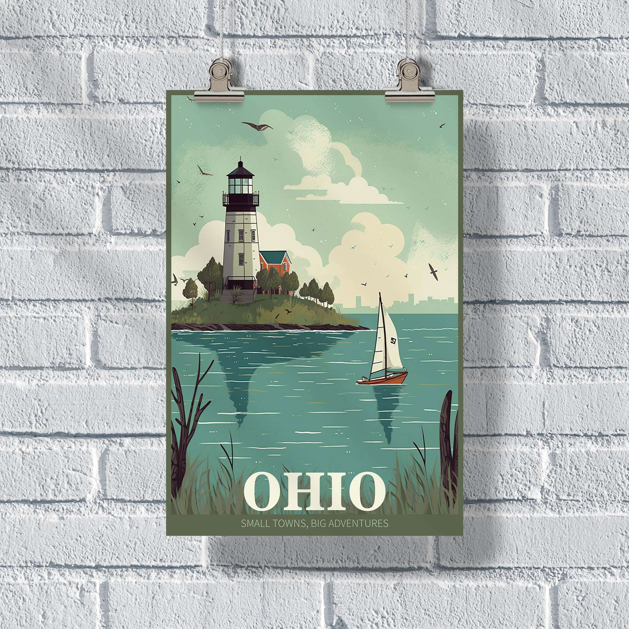 Ohio Welcome To Adventure Poster | United World Memories