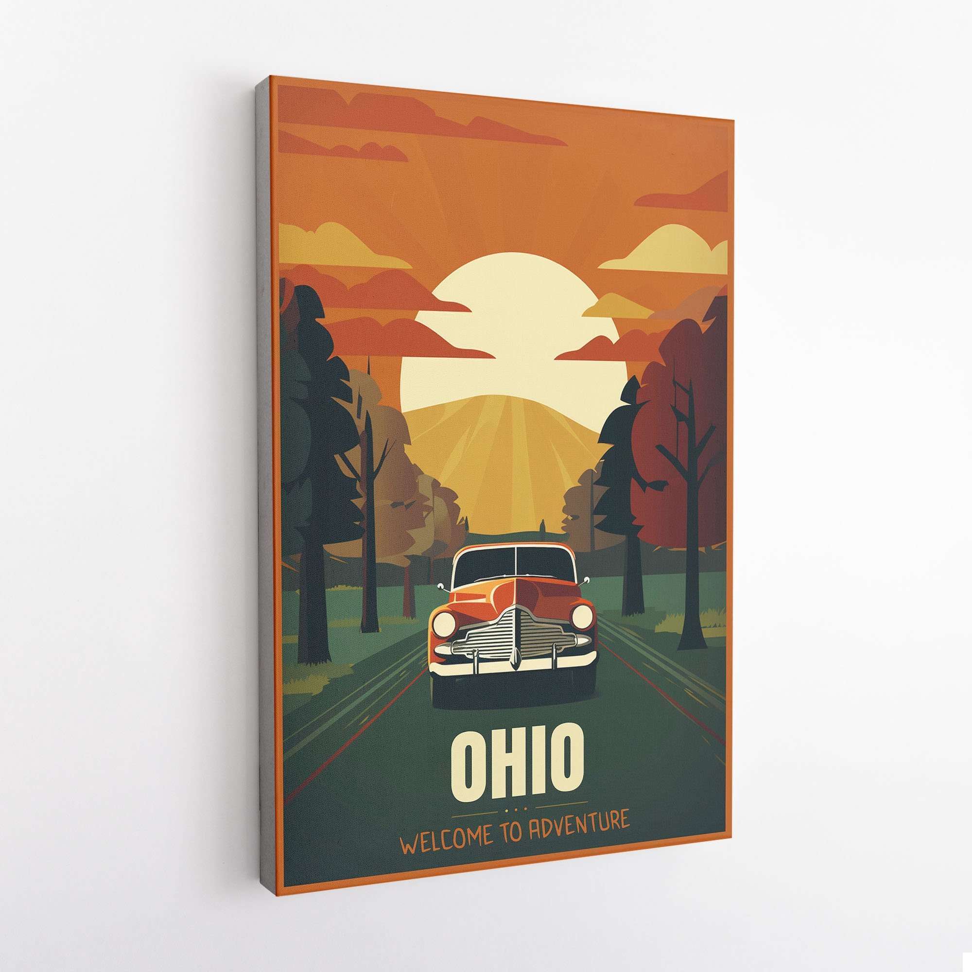 Ohio Welcome To Adventure Poster | United World Memories
