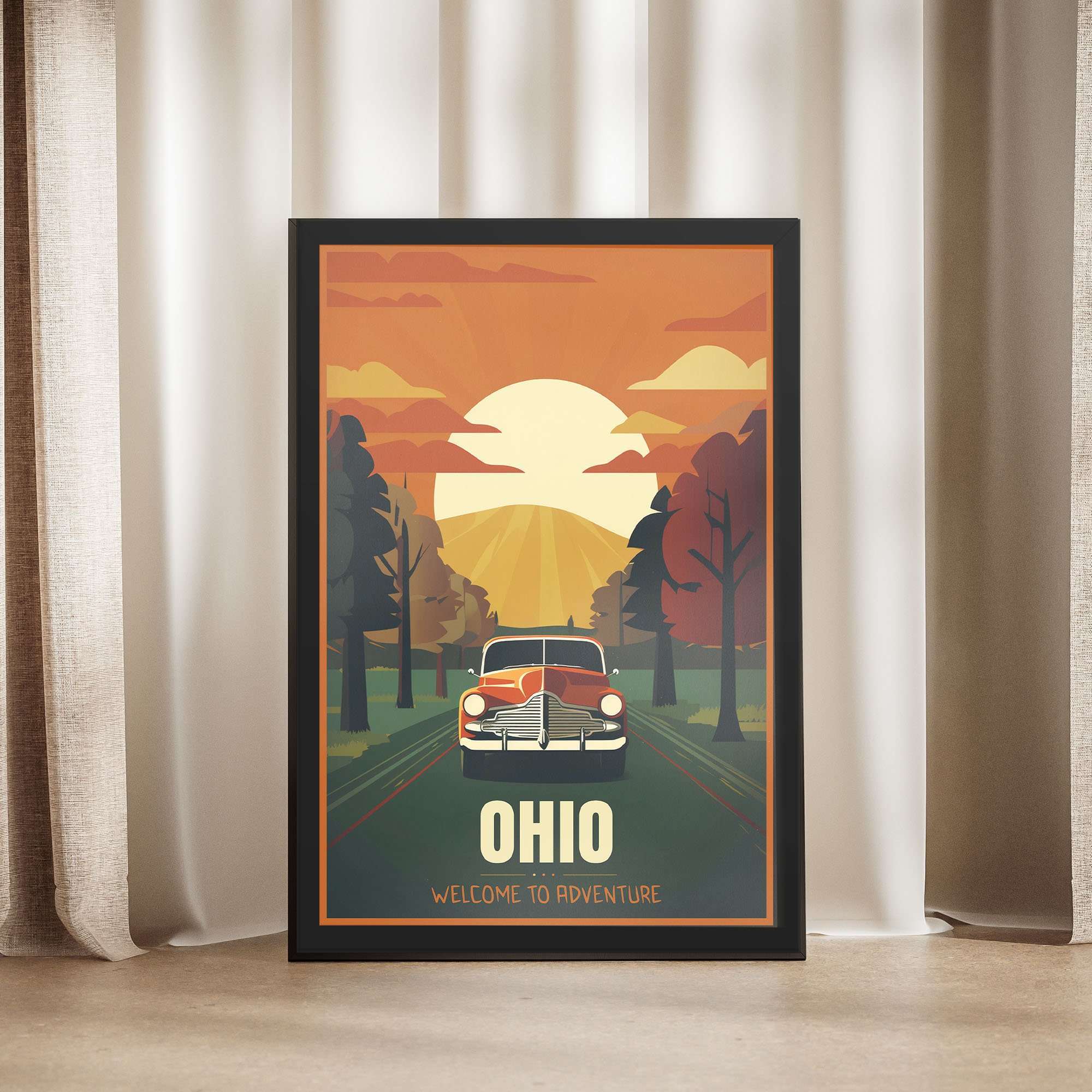 Ohio Welcome To Adventure Poster | United World Memories