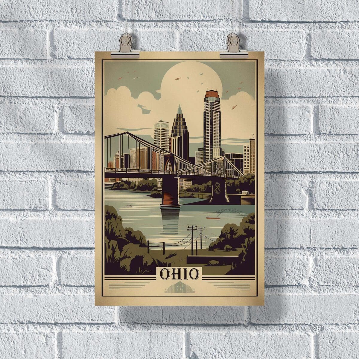 Ohio Welcome To Adventure Poster | United World Memories