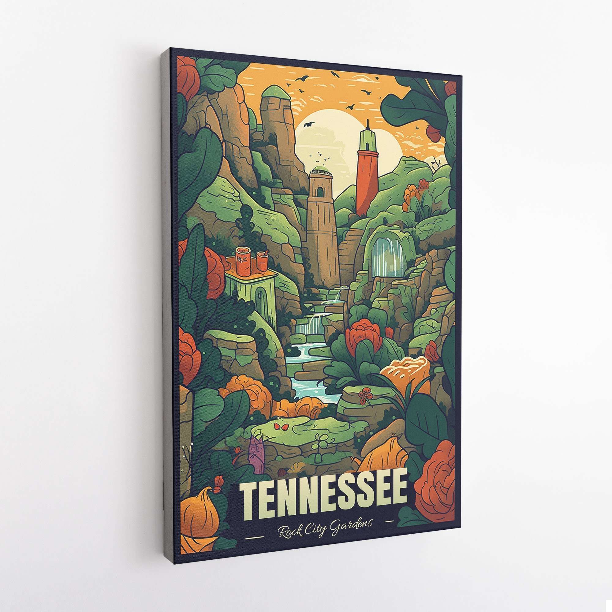 Tennessee Rock City Gardens Poster | United World Memories