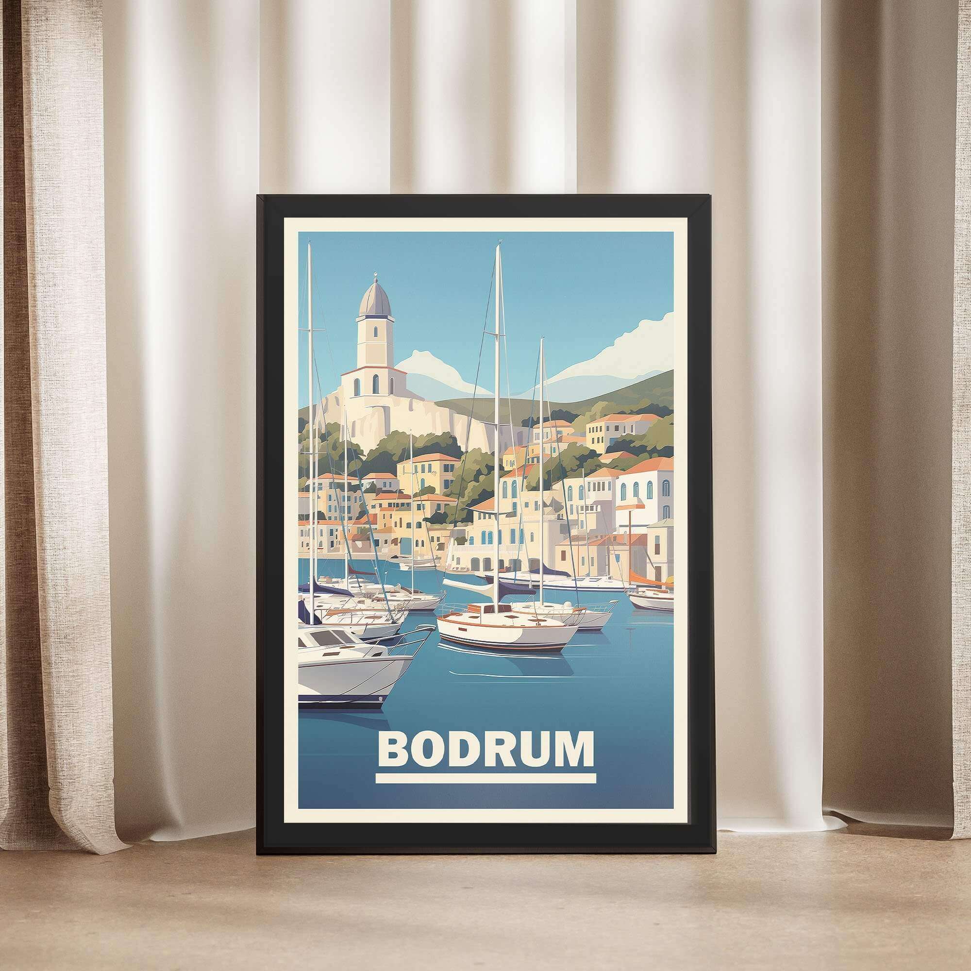 Bodrum Yalikavak Marina Poster | United World Memories