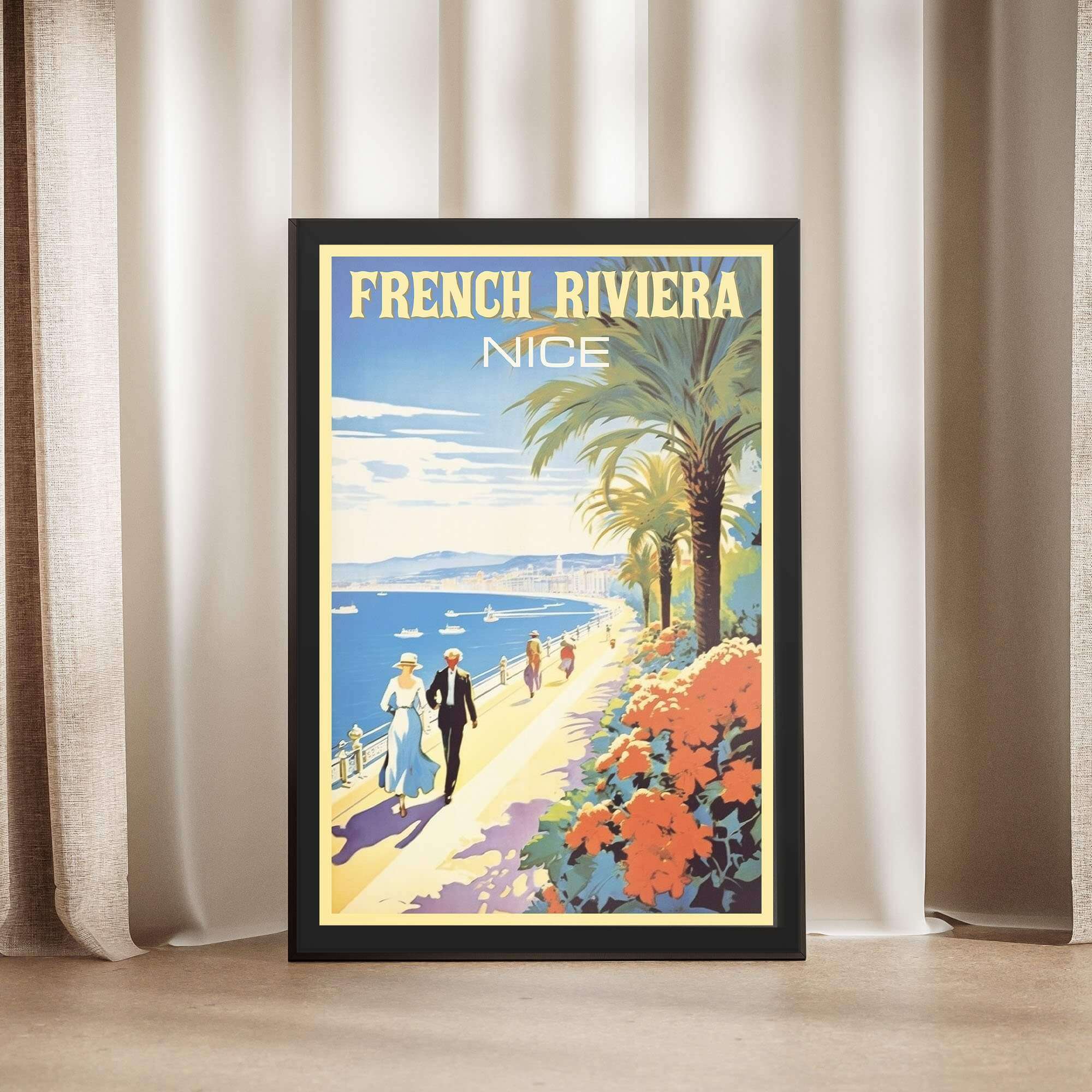 French Riviera Nice Promenade Des Anglais Poster | United World Memories