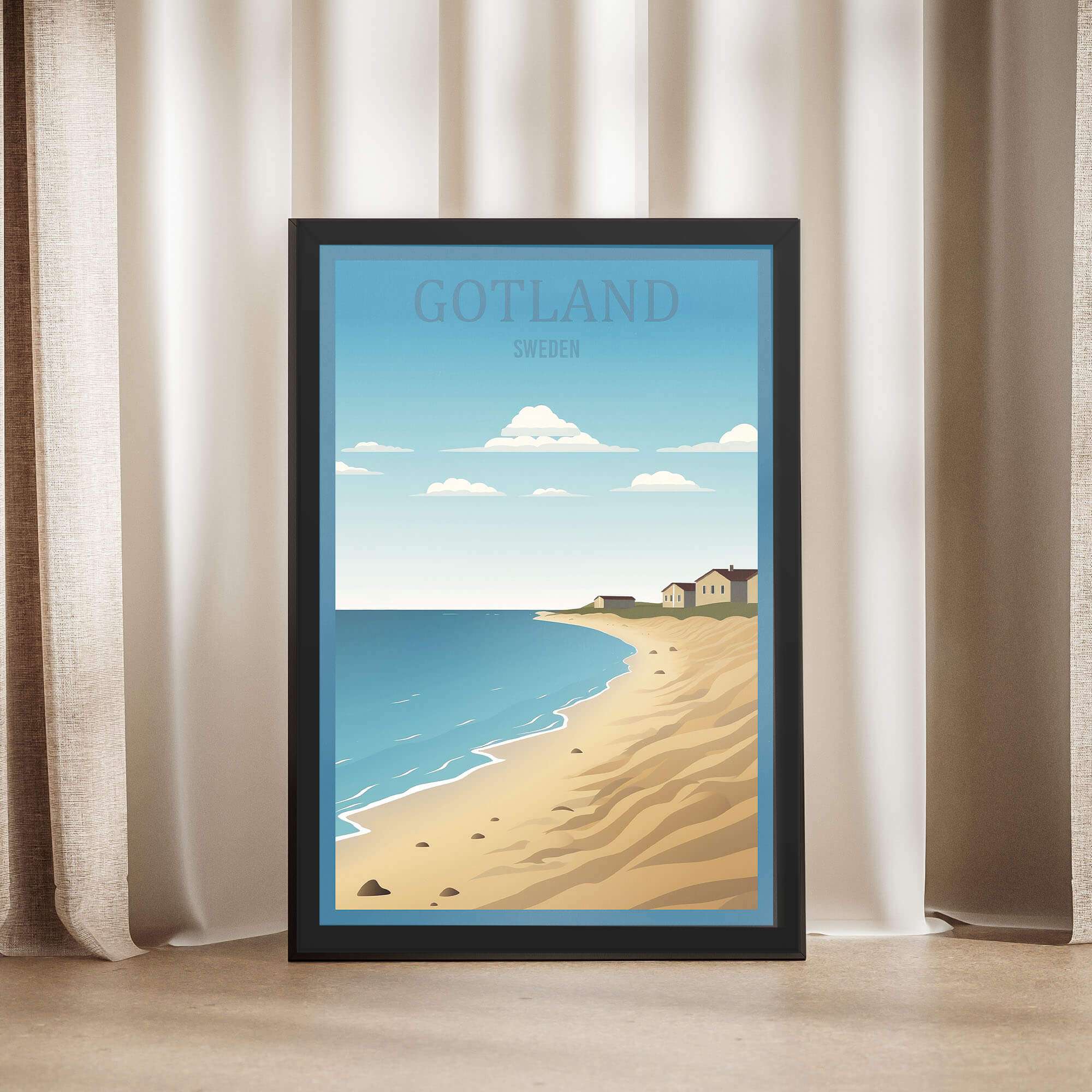 Gotland Tofta Beach Poster | United World Memories
