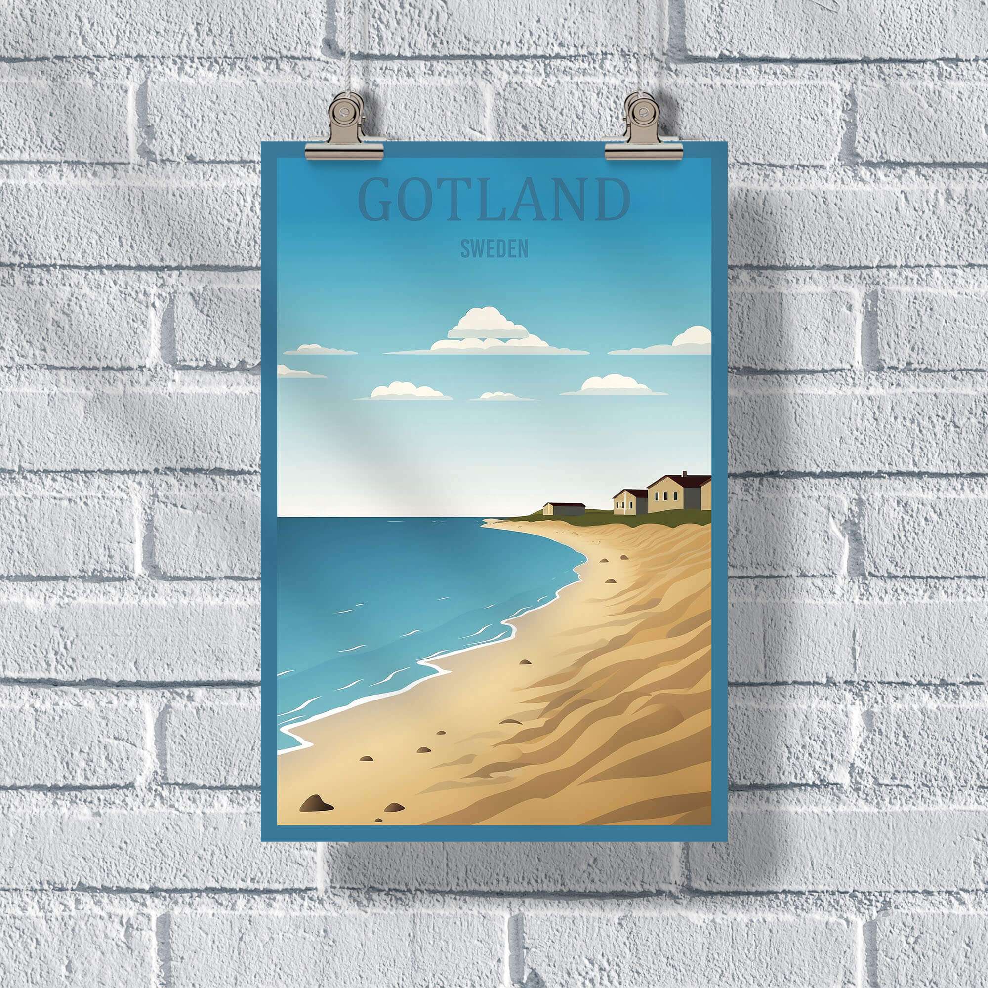 Gotland Tofta Beach Poster | United World Memories