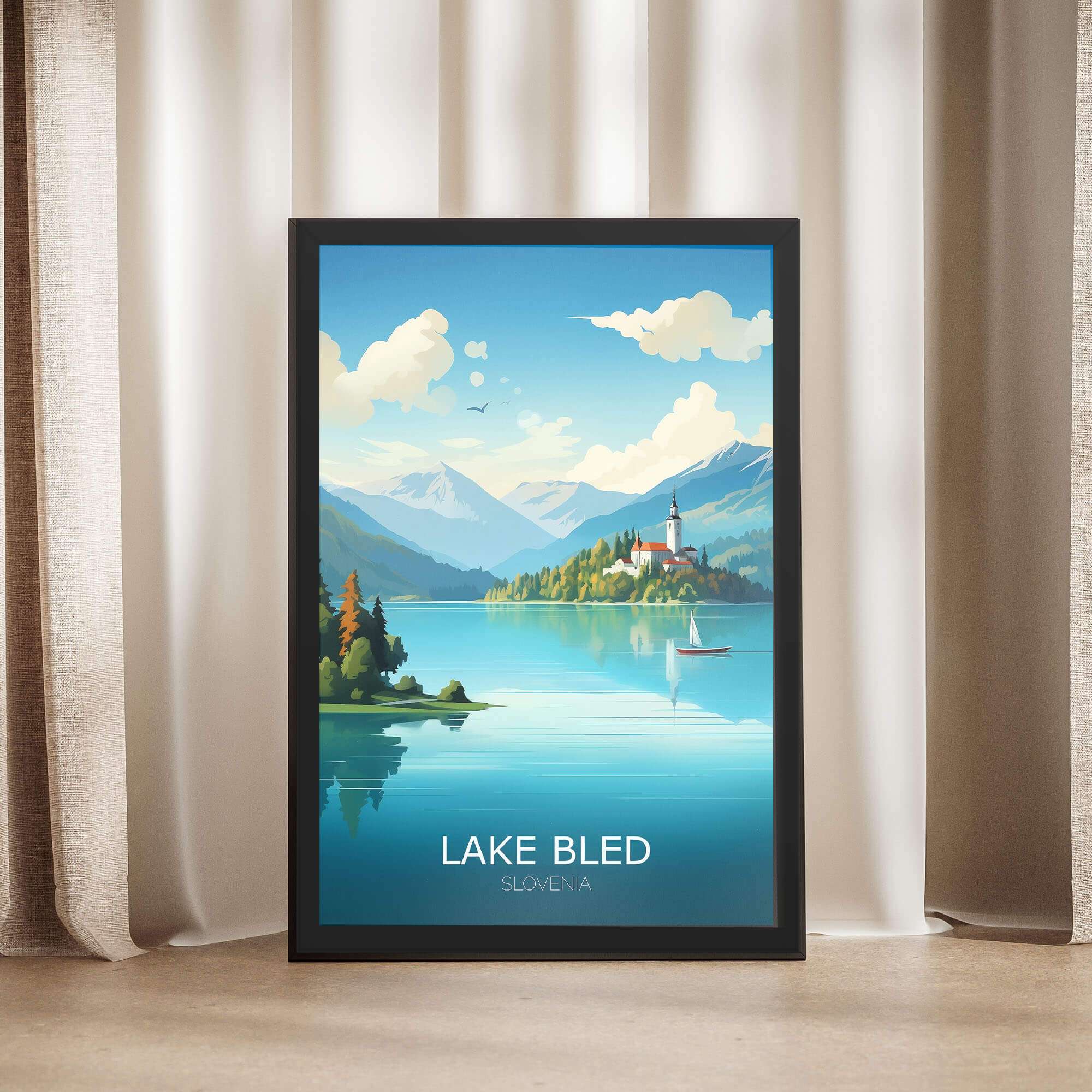 Lake Bled Slovenia Poster | United World Memories