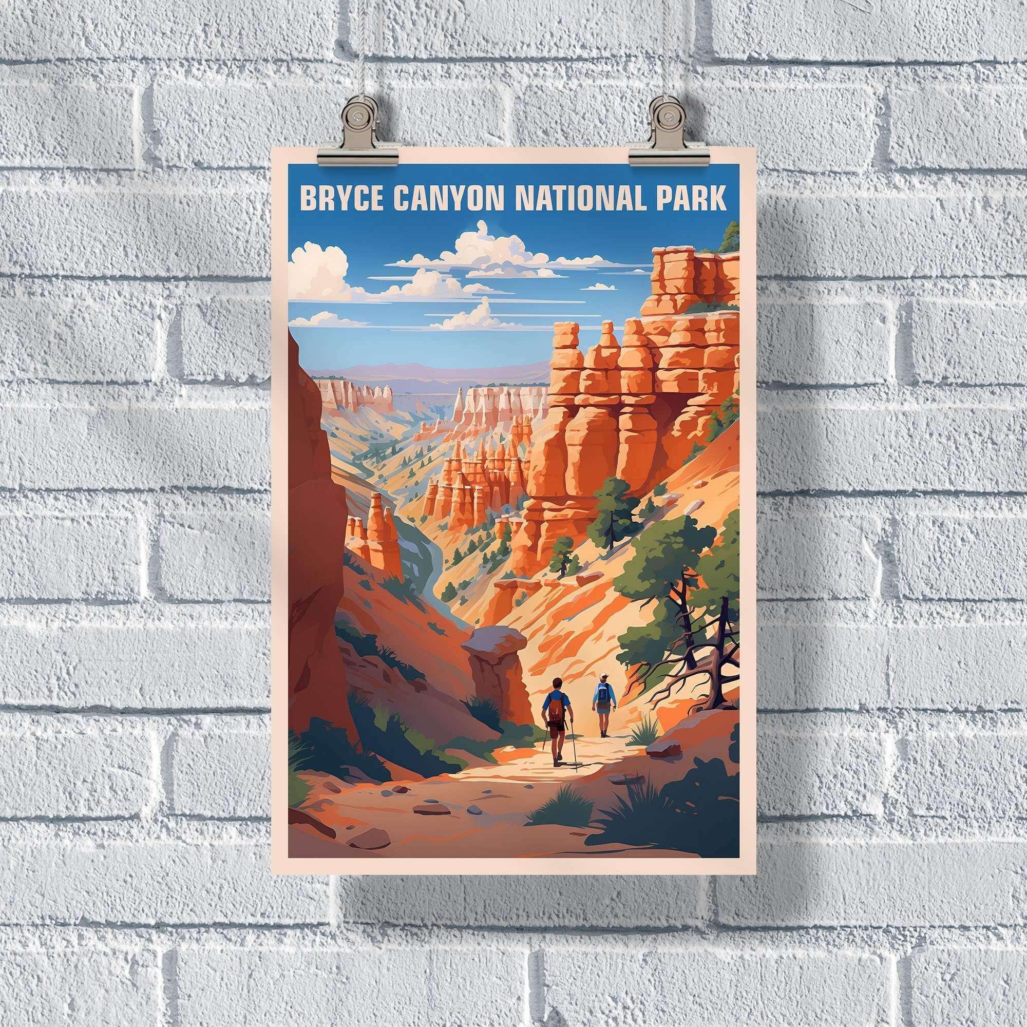 Bryce Canyon National Park Queen's Garden Trail Poster | United World ...