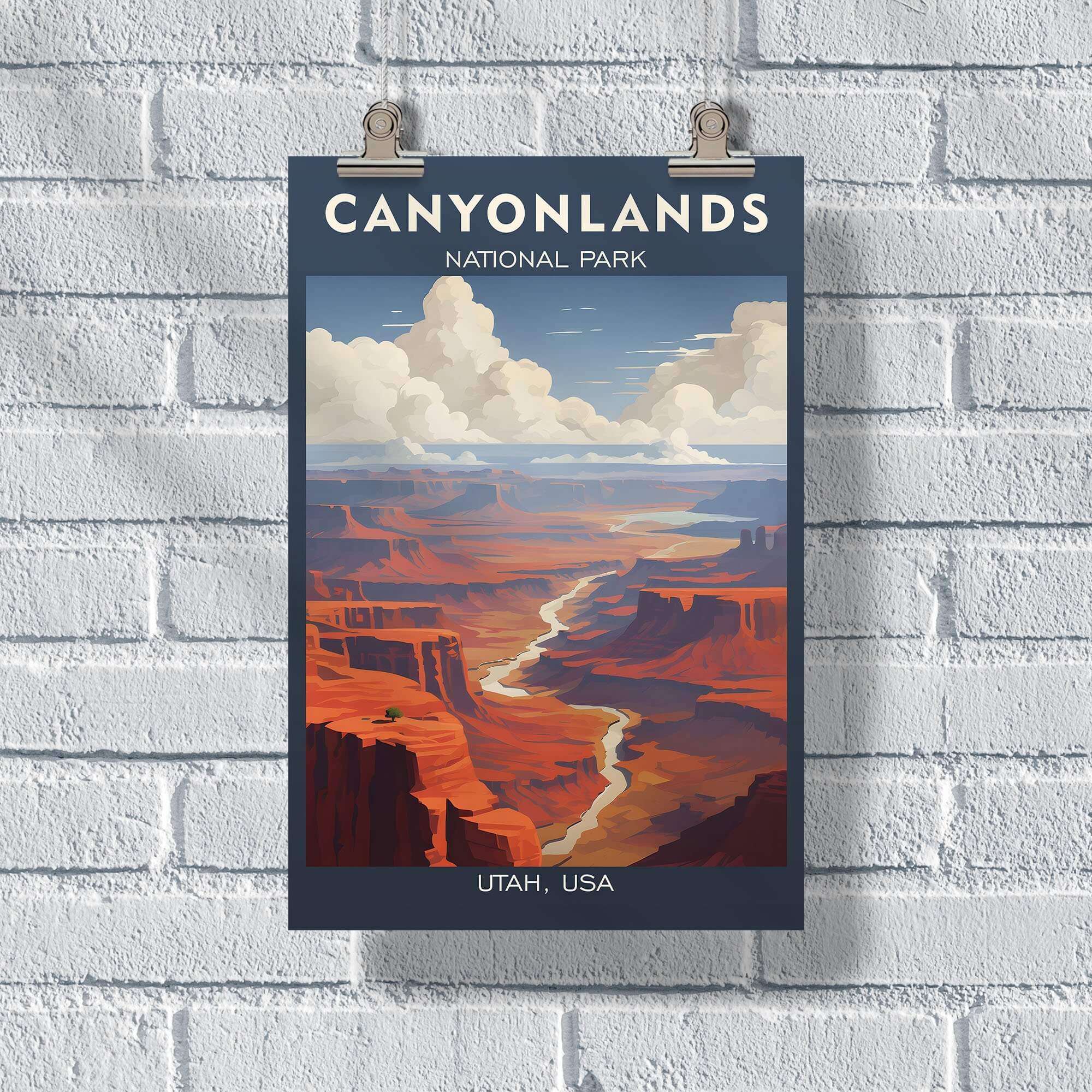 Canyonlands National Park Island In The Sky Vistas Poster | United ...