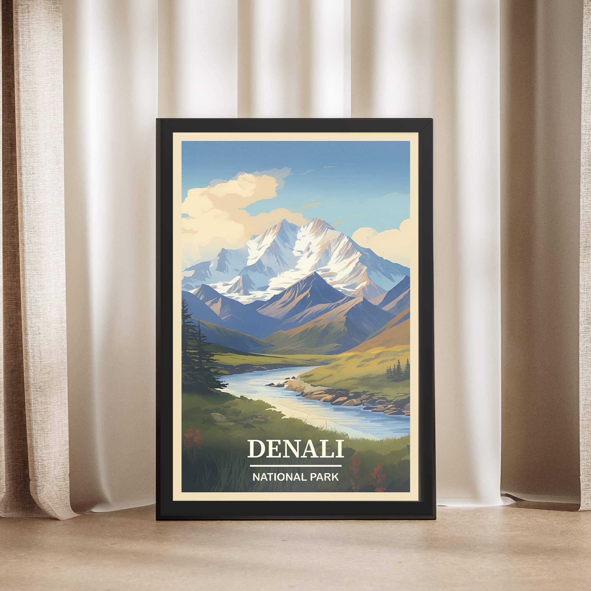 Denali National Park Majesty Of Denali Poster | United World Memories
