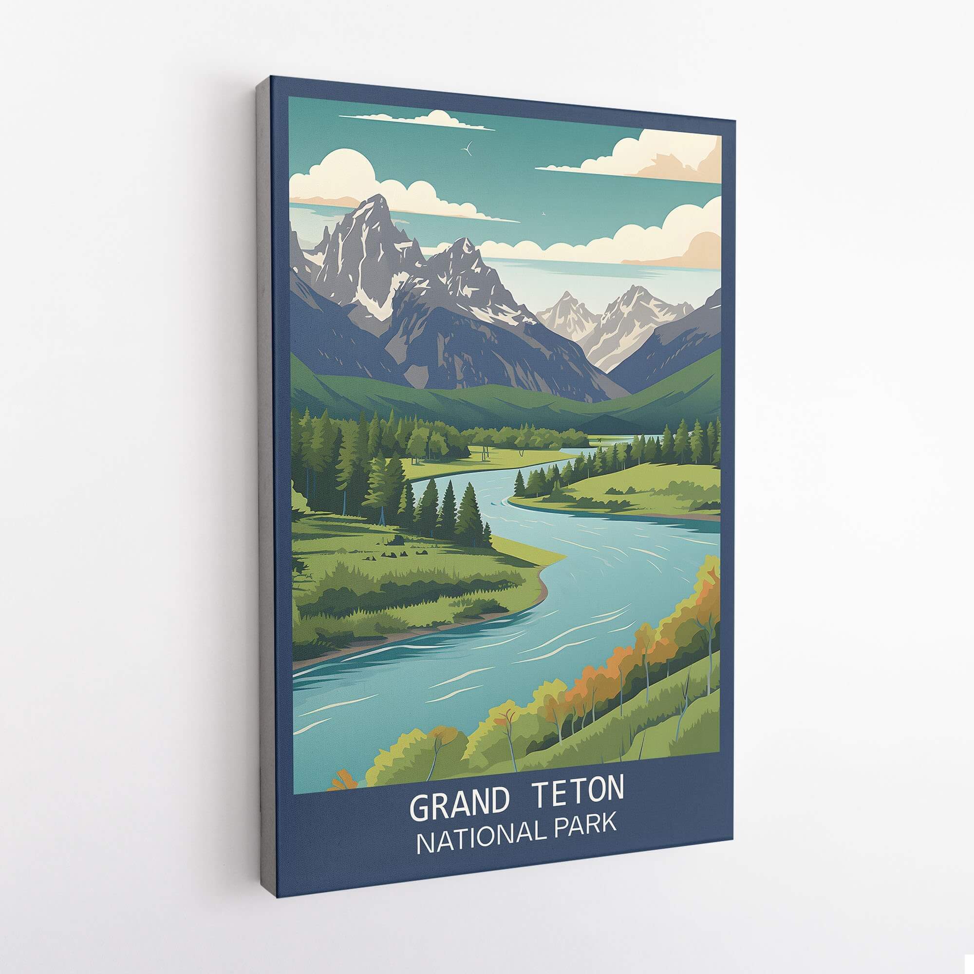 Grand Teton National Park Snake River Serenity Poster | United World ...