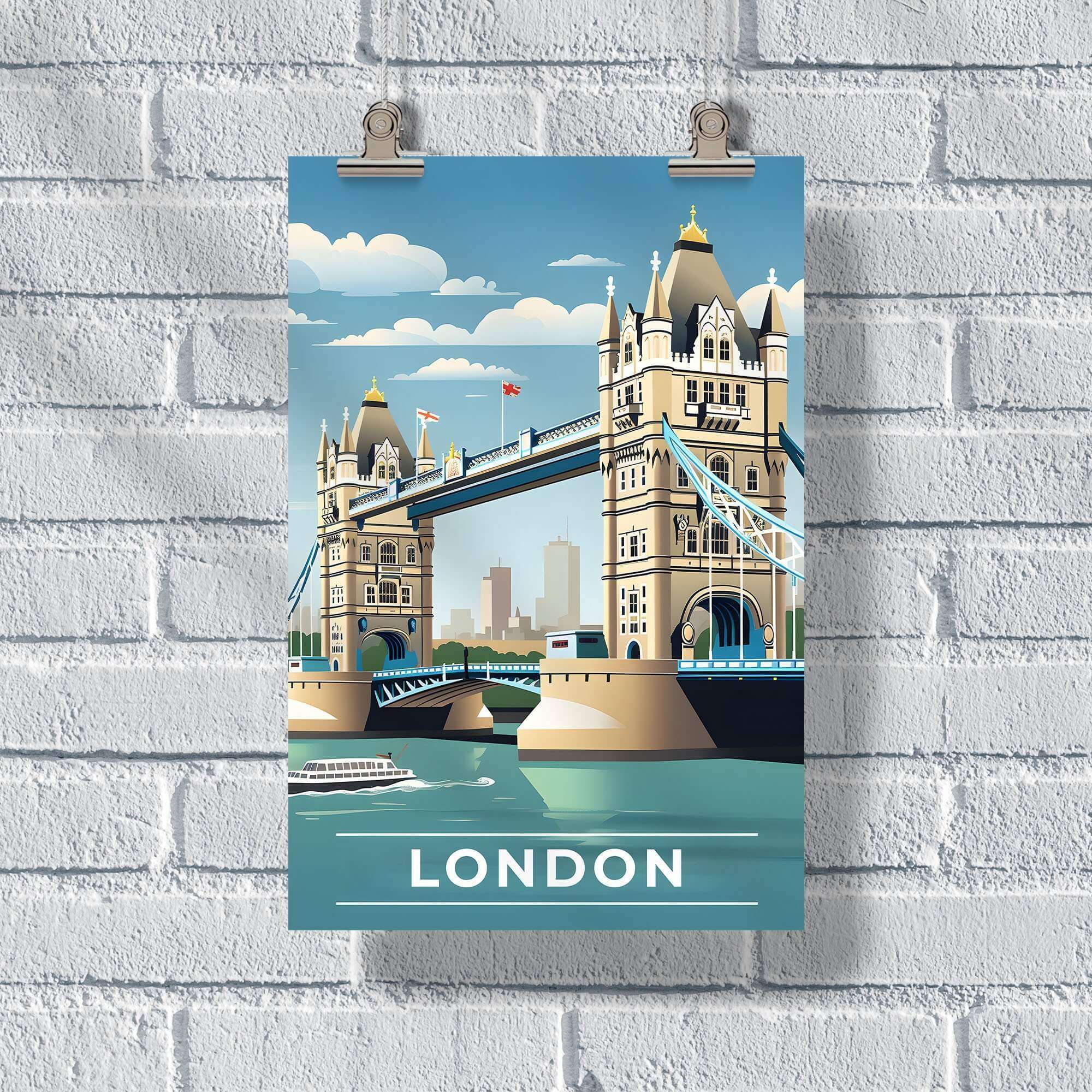 London Tower Bridge Poster | United World Memories