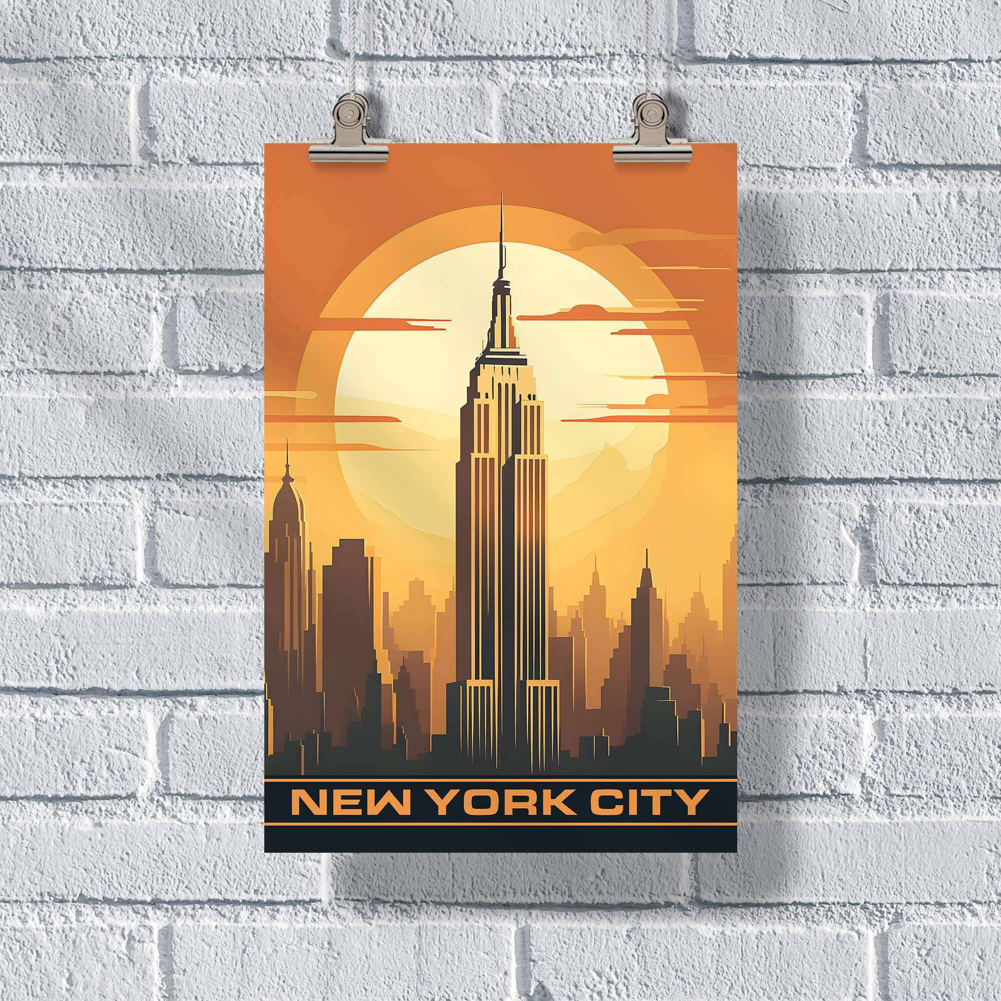 New York City Empire State Building Poster | United World Memories