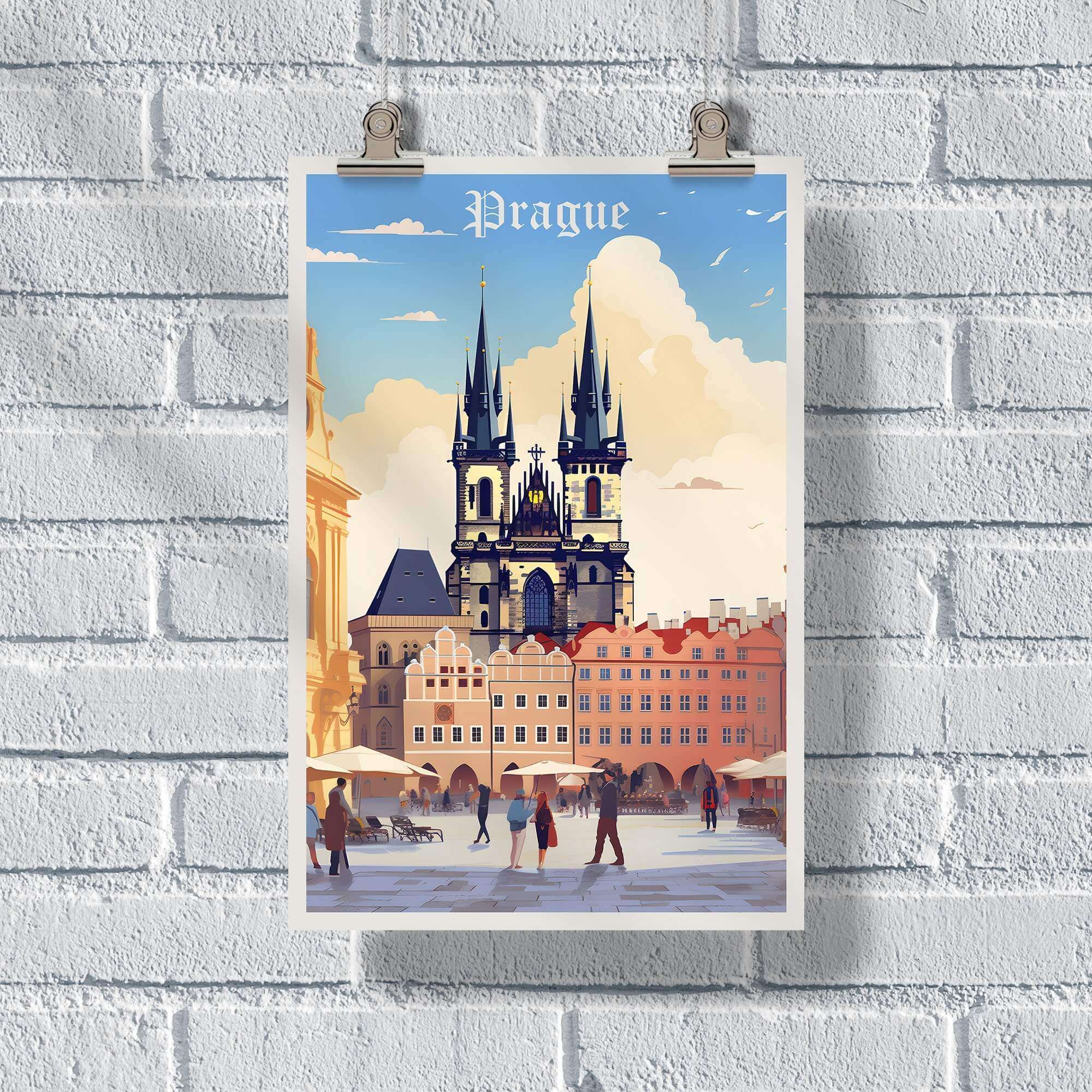 Prague Old Town Square Poster | United World Memories