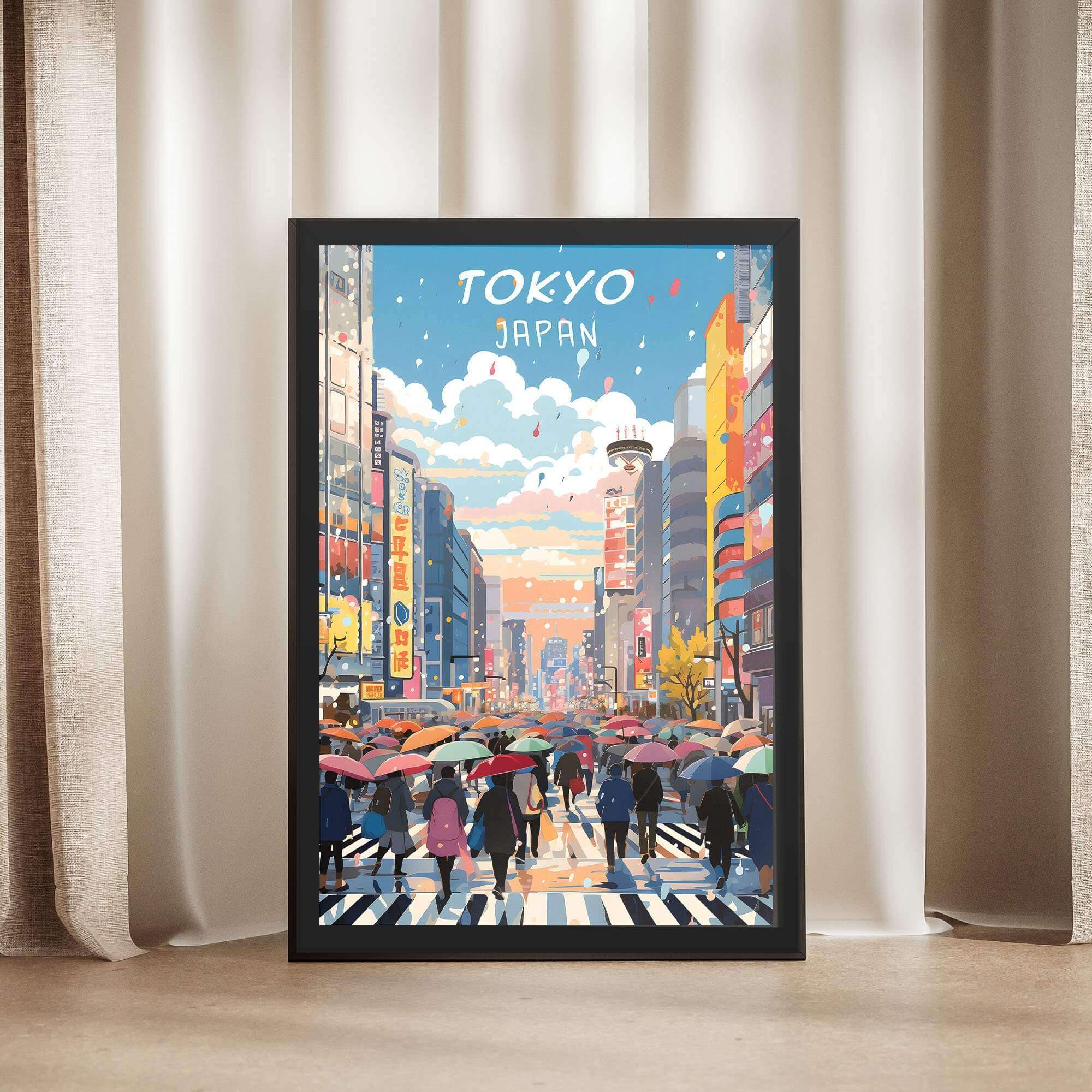 Tokyo Shibuya Crossing Poster | United World Memories