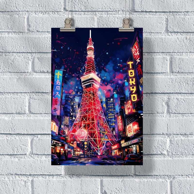 Tokyo Shibuya Crossing Poster | United World Memories