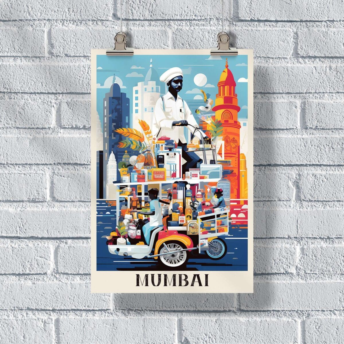 Mumbai Dabbawalas Poster | United World Memories