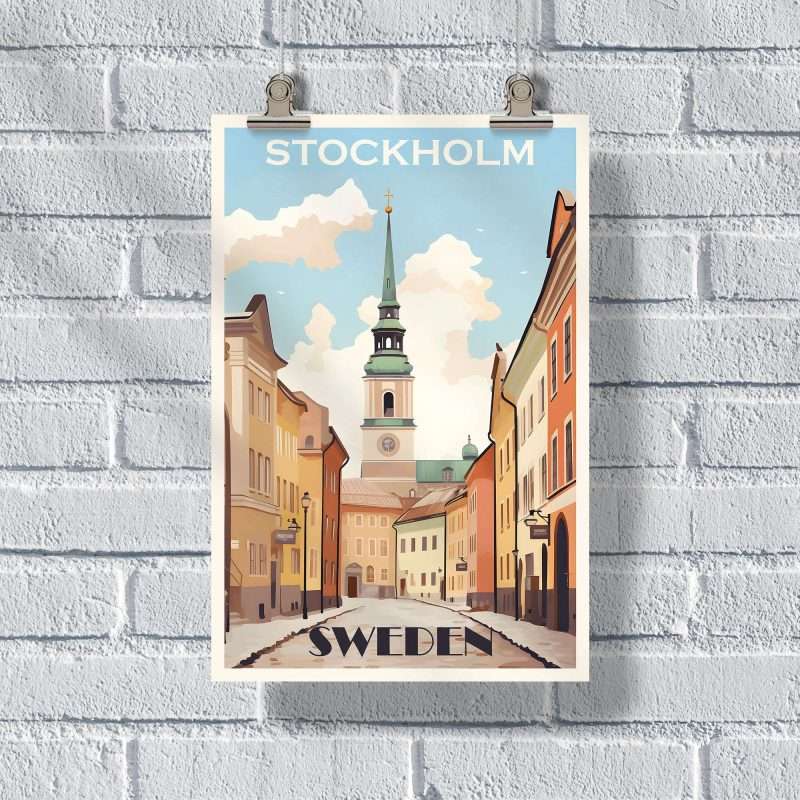 Stockholm Skansen Open-Air Museum Poster | United World Memories