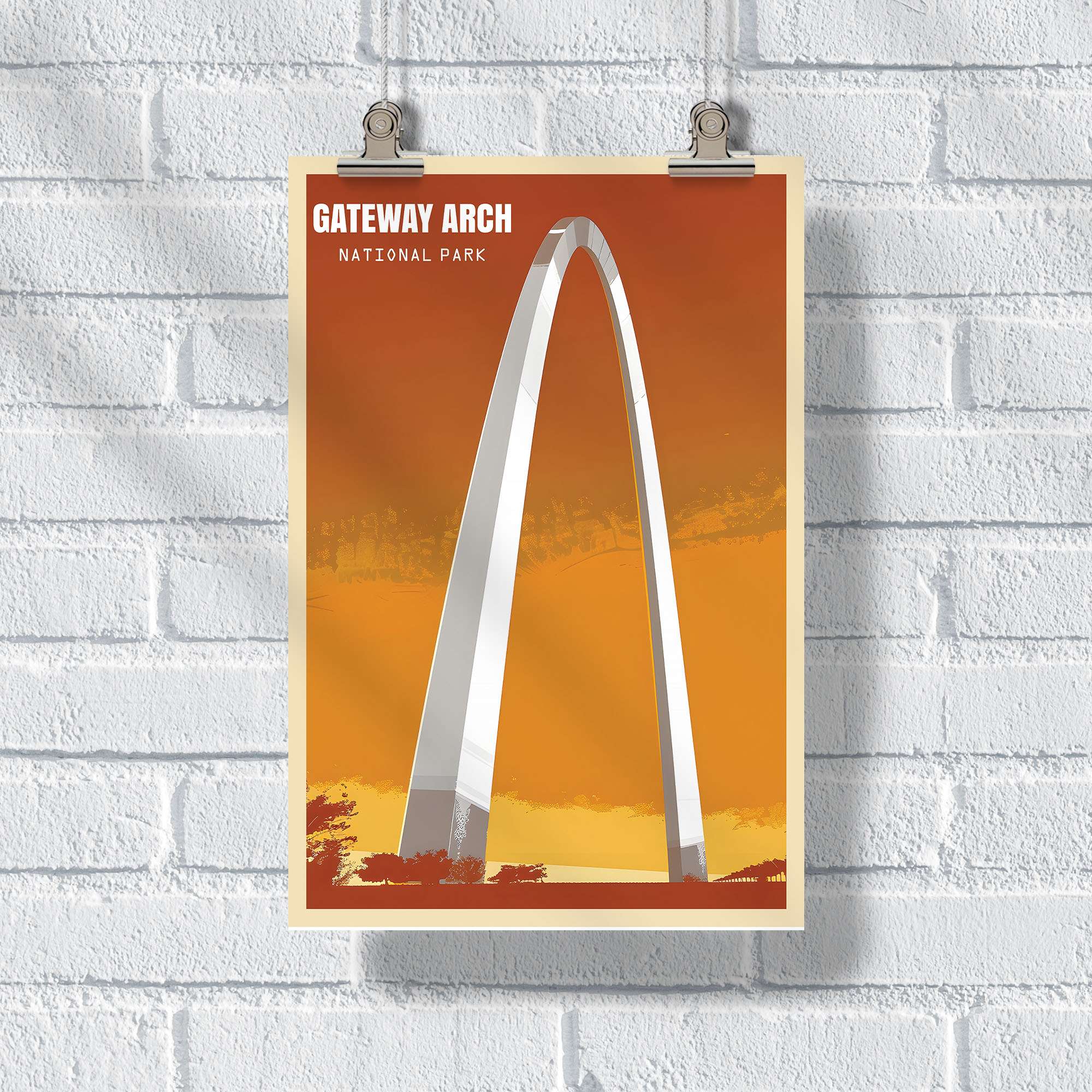 Gateway Arch National Park Timeless Elegance Poster | United World Memories